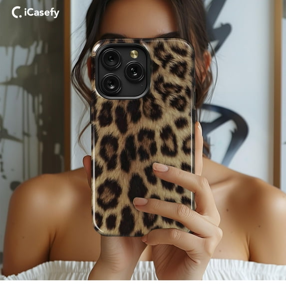 Bold Cheetah Pattern Case With Retro Wild Style for iPhone 17 to 11 Pro ...