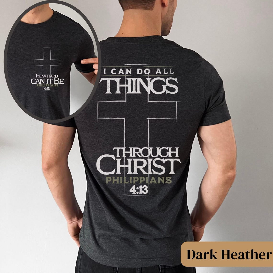 Bold Christian T Shirt, Guys Christian Shirt for Dad, Isaiah 40:31 ...