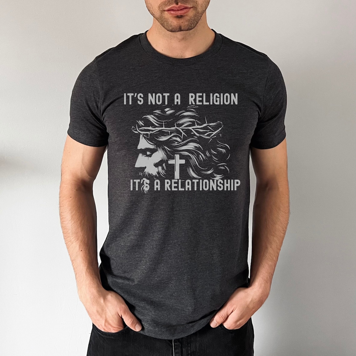 Bold Christian T Shirt, Guys Christian Shirt for Dad, Religious Shirt ...