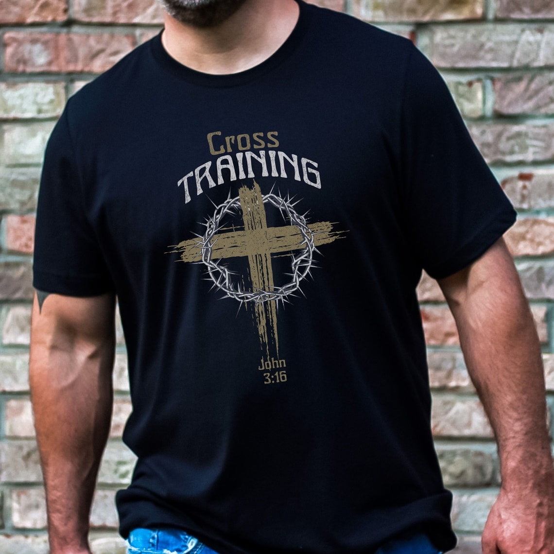 Bold Christian T Shirt, Guys Christian Shirt for Dad, Religious Shirt ...