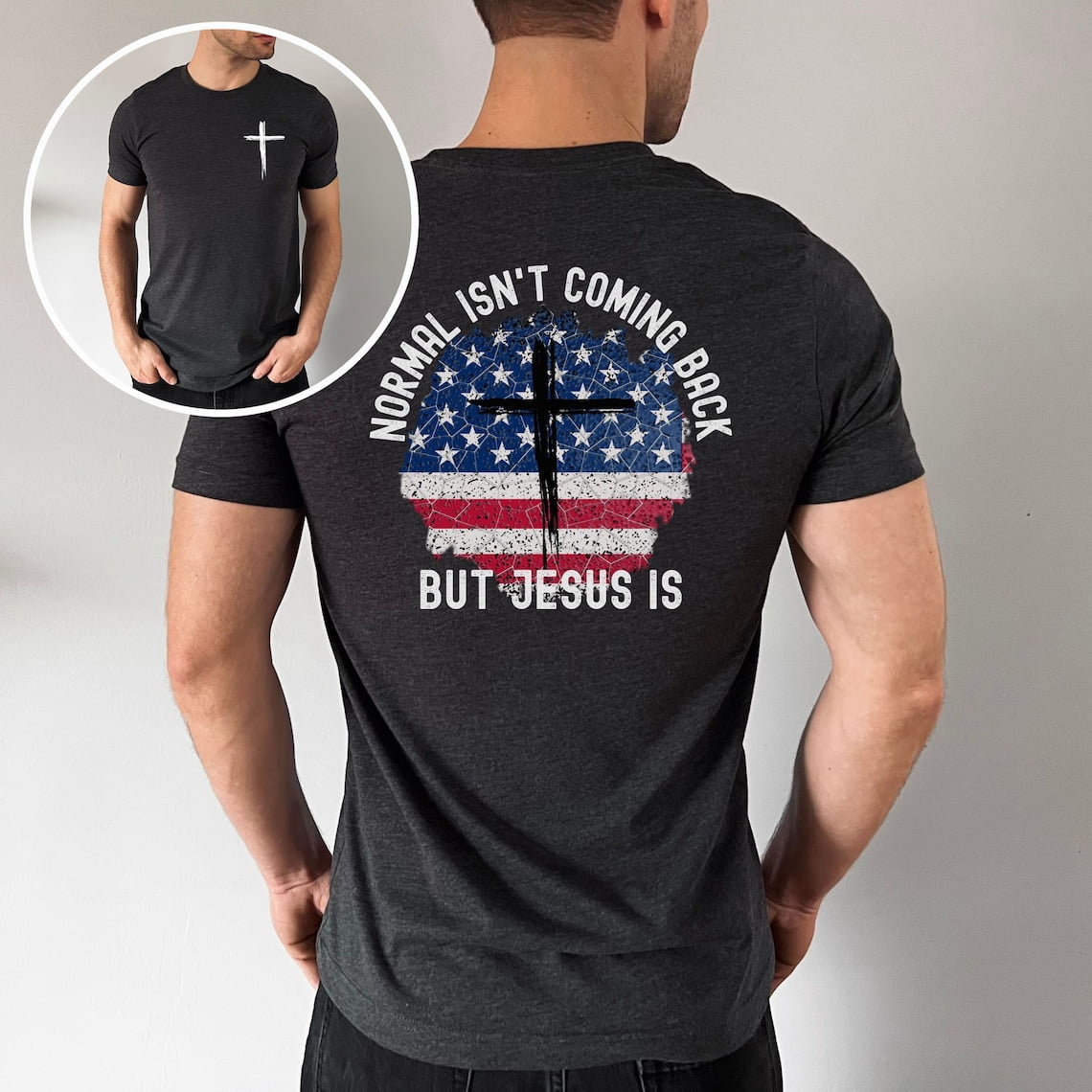 Bold Christian T-Shirt for Men, Guys Christian T Shirt Dad, Mens ...