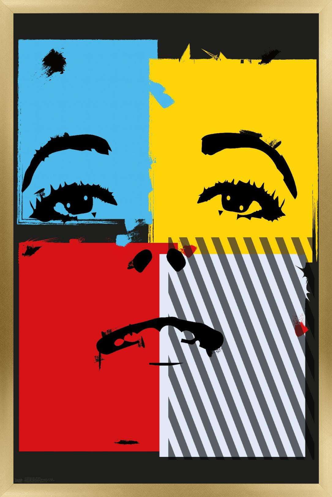 Bold Color - Woman Wall Poster, 22.375" x 34", Framed - Walmart.com