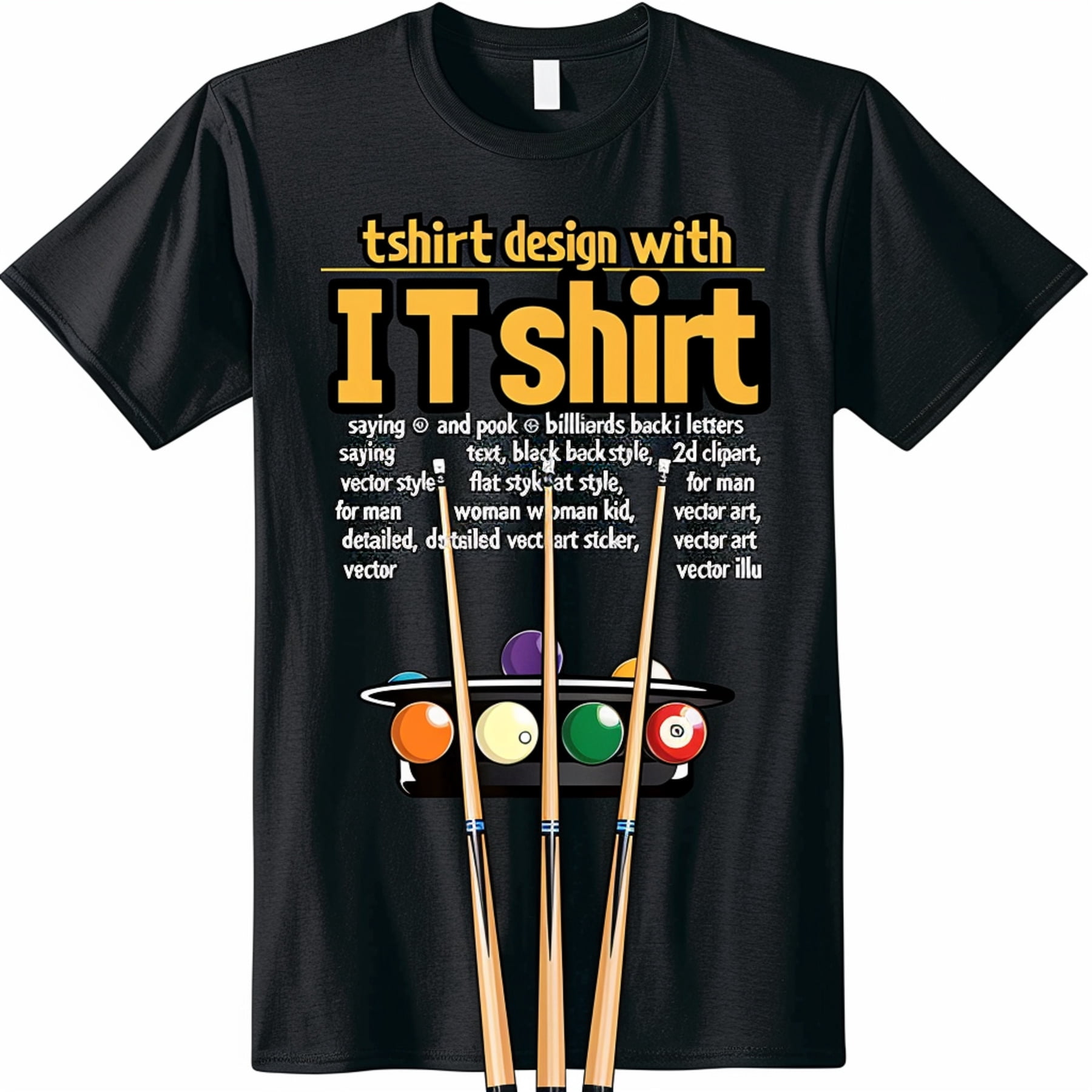 Bold Comic Book Kanji Design: I Just Win People With A Sticks Billiards ...