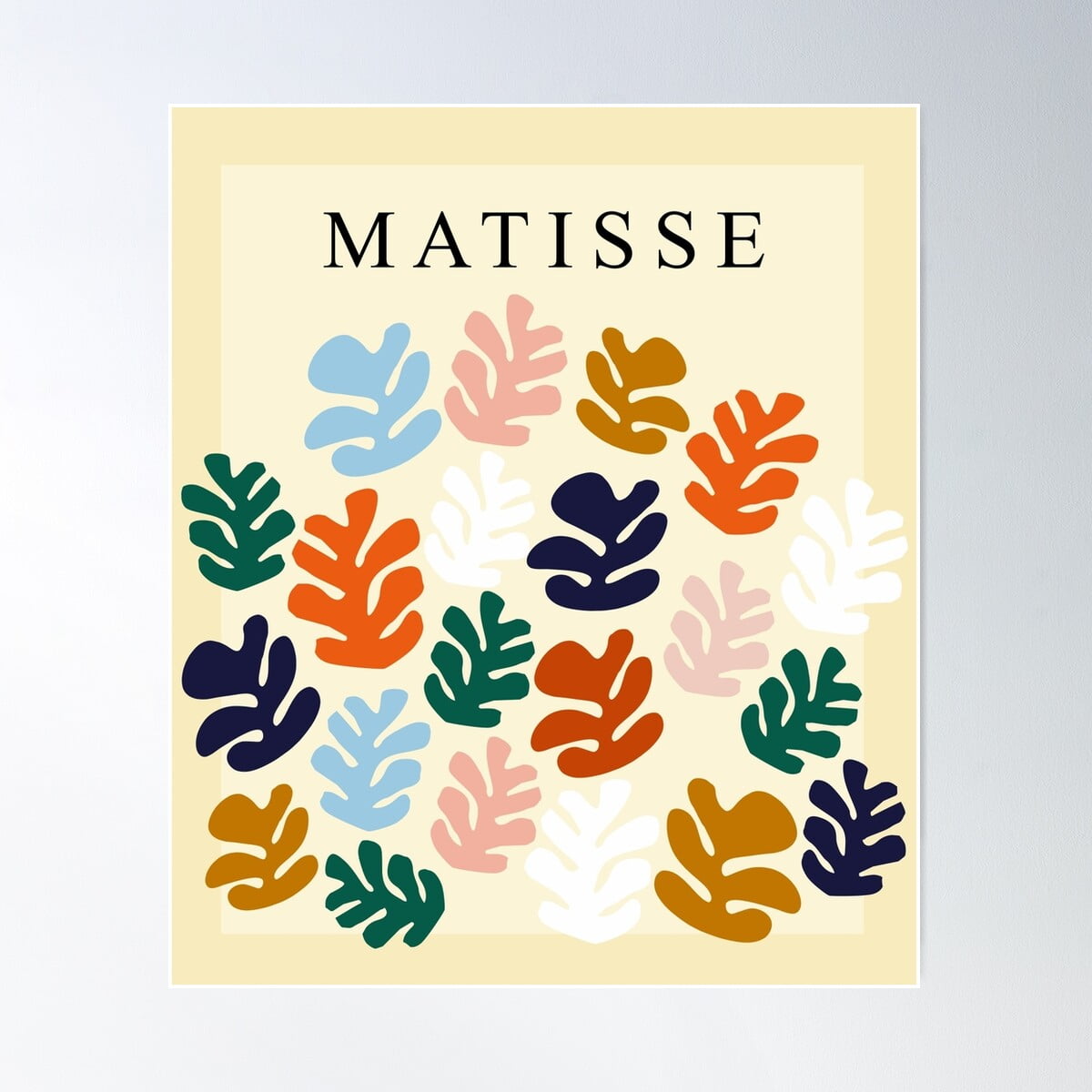 Bold Complex Matisse Forest Poster Wall Art, Modern Wall Decor For ...