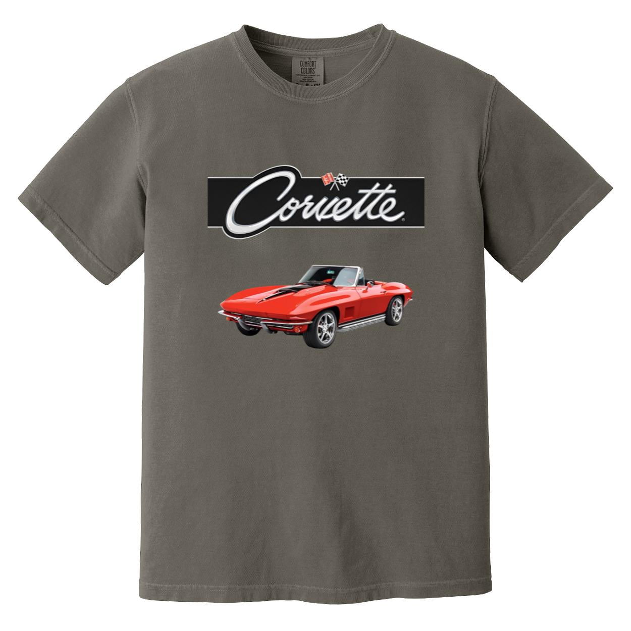 Bold Corvette Emblem Auto Fan Favorite Collector Art Comfort Color T ...