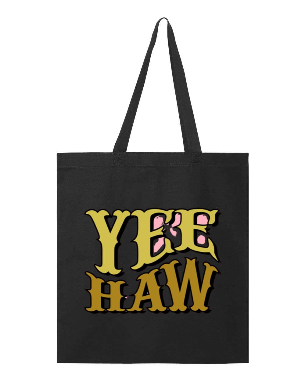 Bold Cowgirl Western Font Style Featured In Yee Haw Retro Tote Bag ...