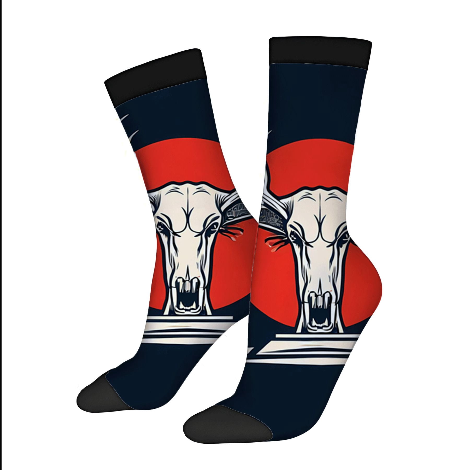 Bold Design Socks - 2 Pairs of Unisex Trendy Mixed Color Socks Eye ...