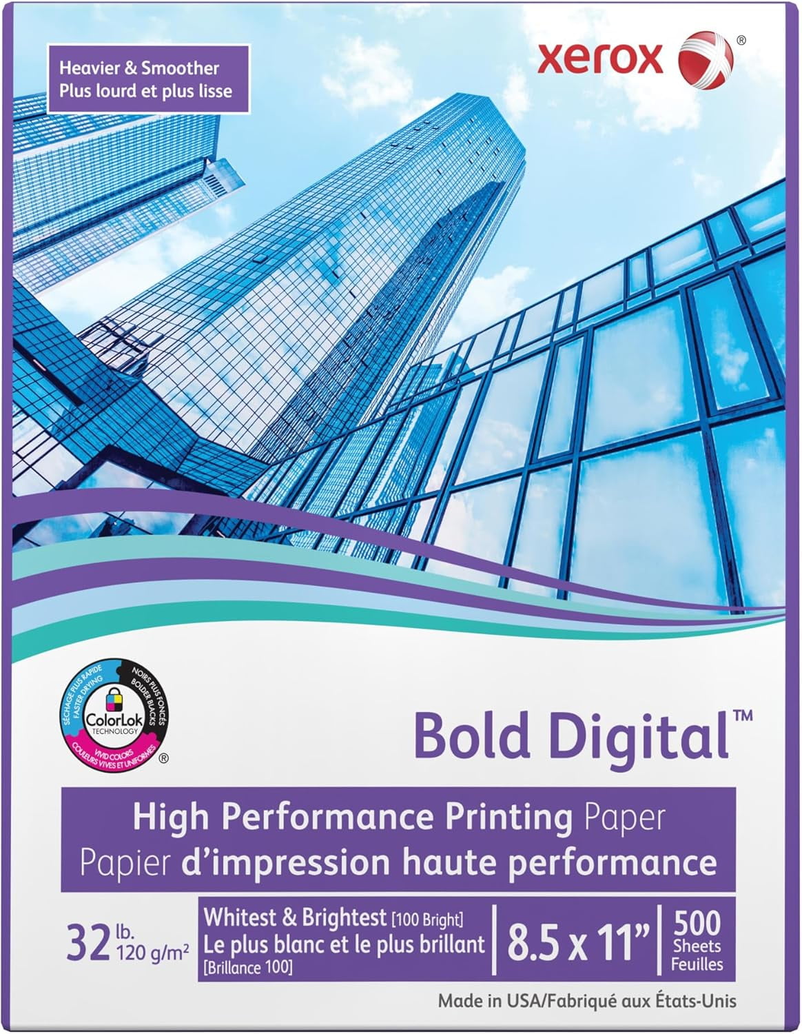 Bold Digital™ Printing Paper, Letter Size, 100 Brightness, 32 Lb Text ...