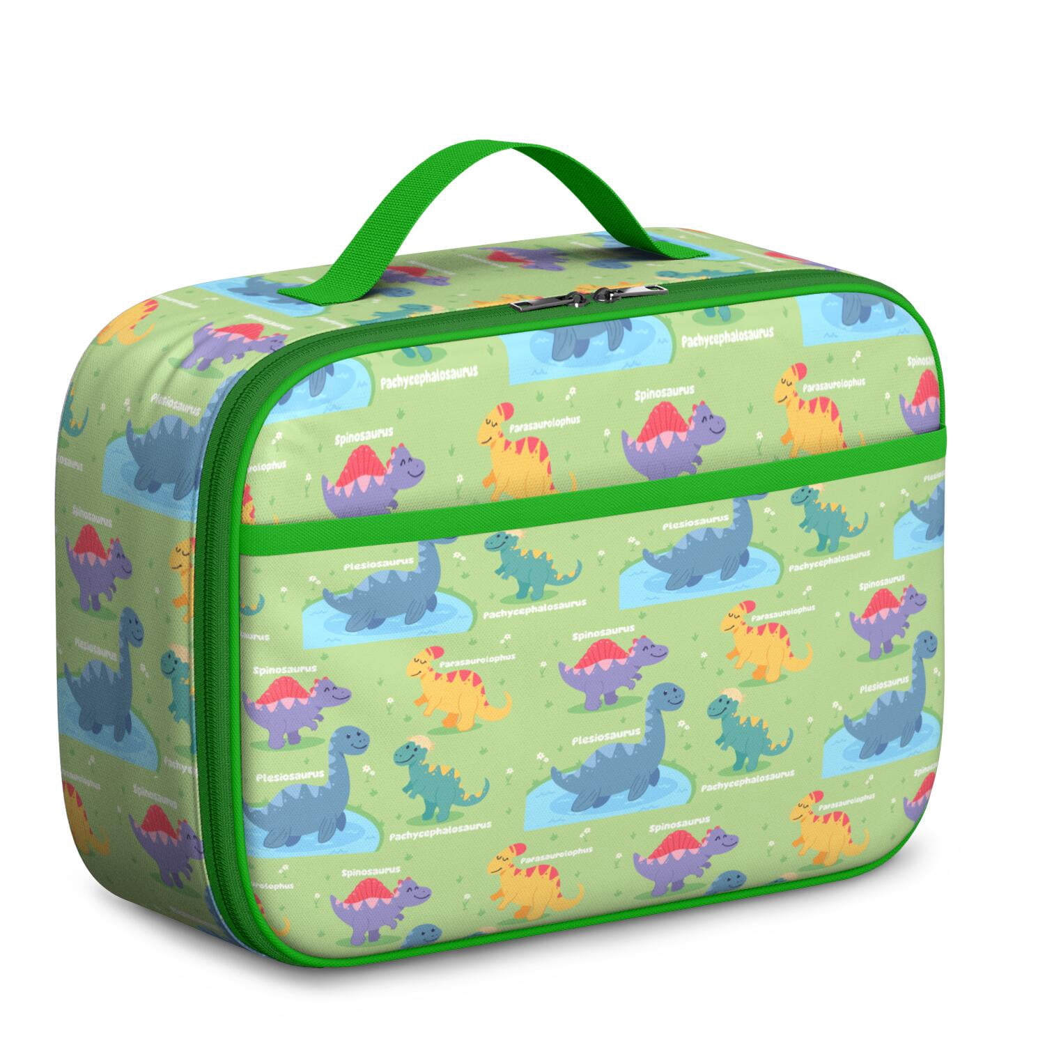 Bold Dinosaur Lunch Tote – Watercolor Dinosaur Artwork Artistic ...