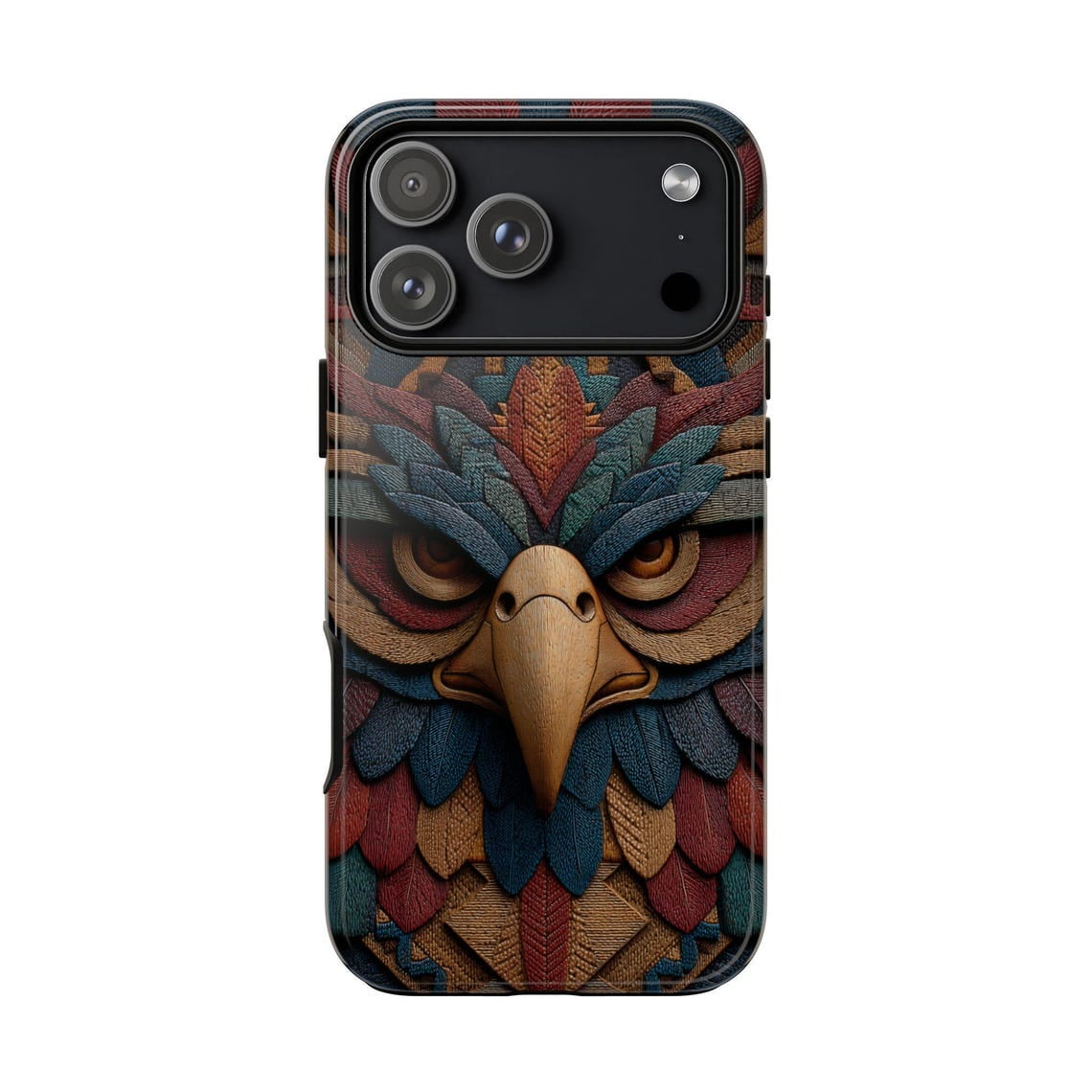 Bold Eagle Earth Pattern Intricate Wildlife Symbol Art Case with iPhone ...
