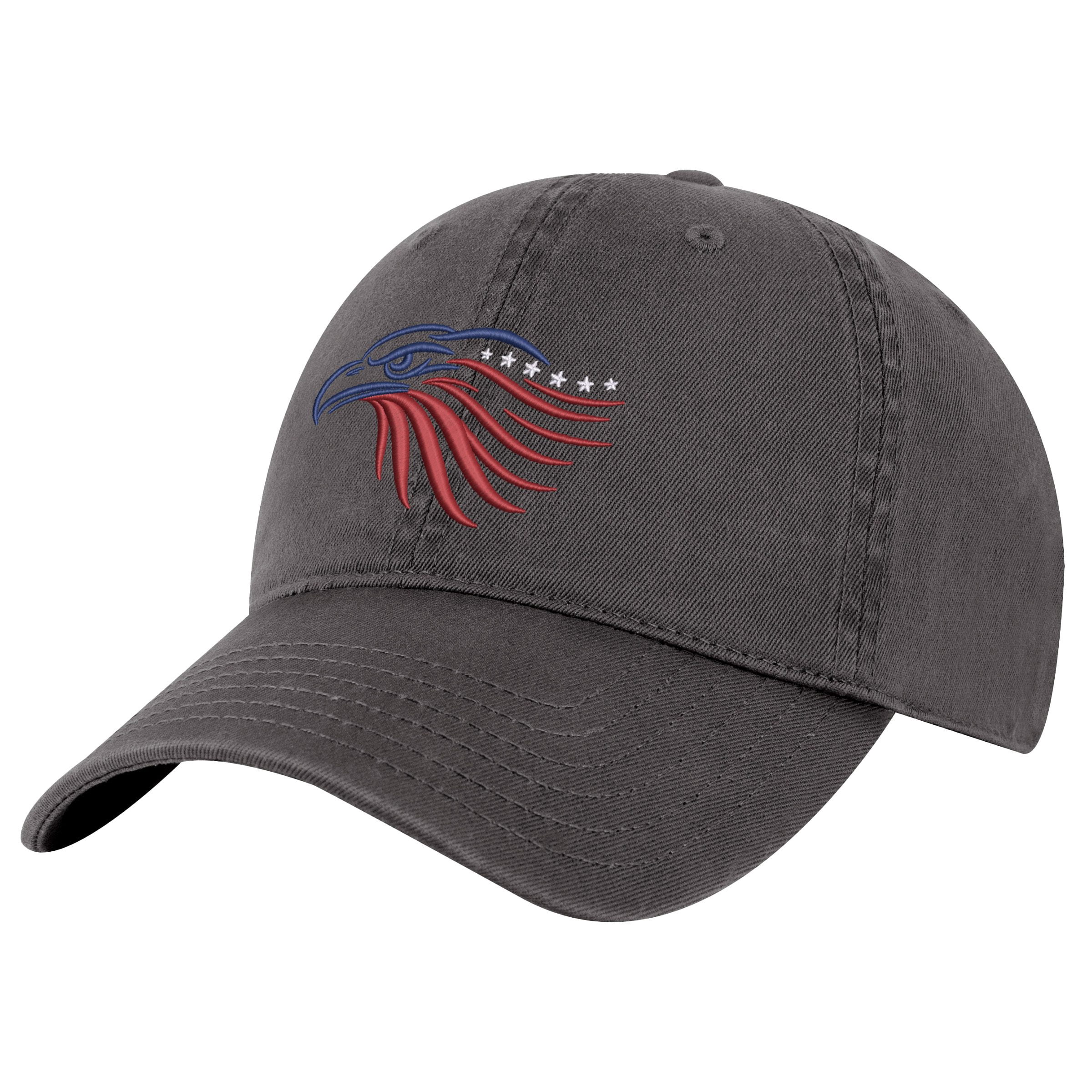 American Flag Eagle Hat – Patriotic Baseball Cap with Embroidered Bald ...