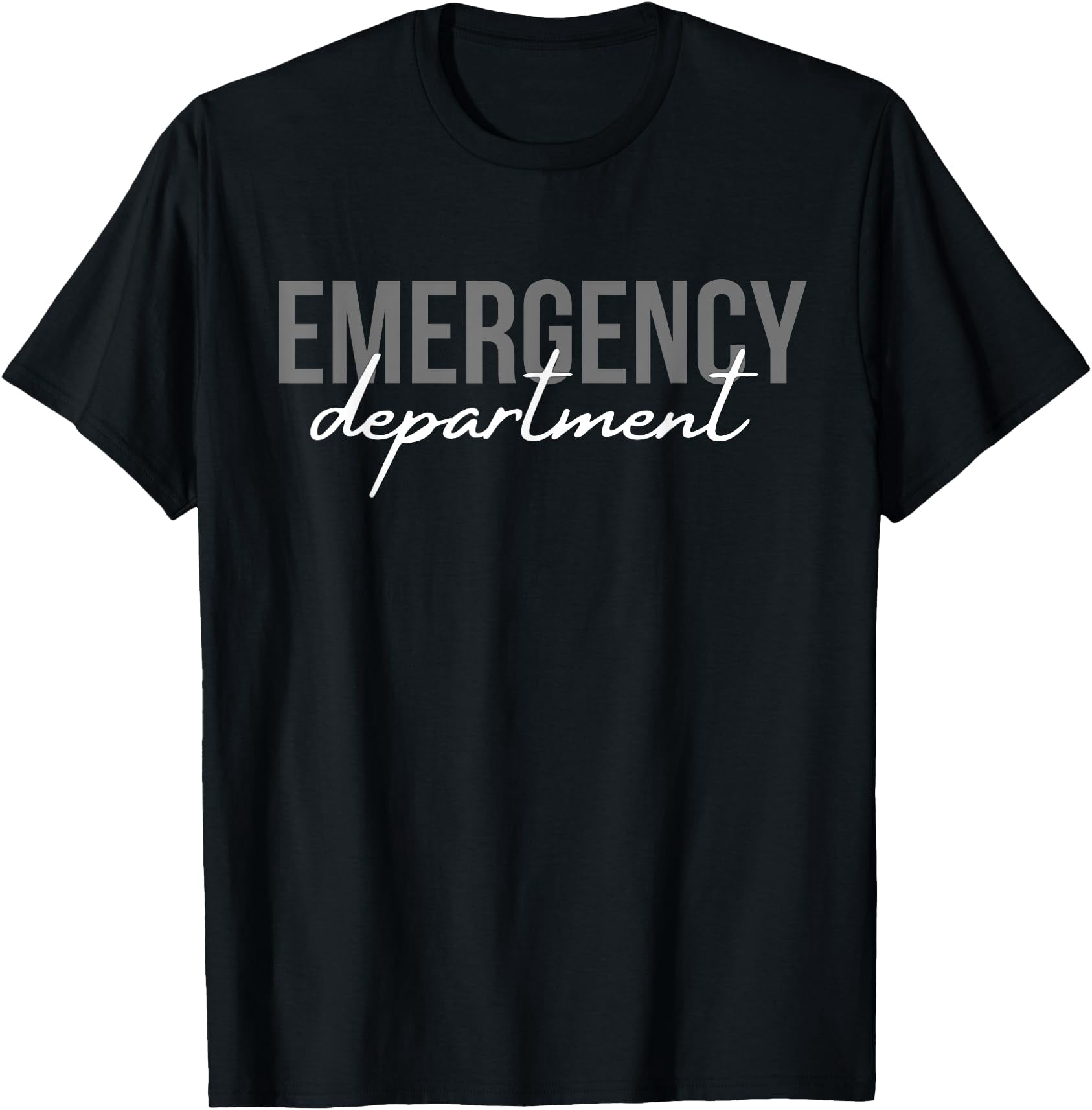 Bold Emergency Department T-Shirt for Healthcare Professionals and ...