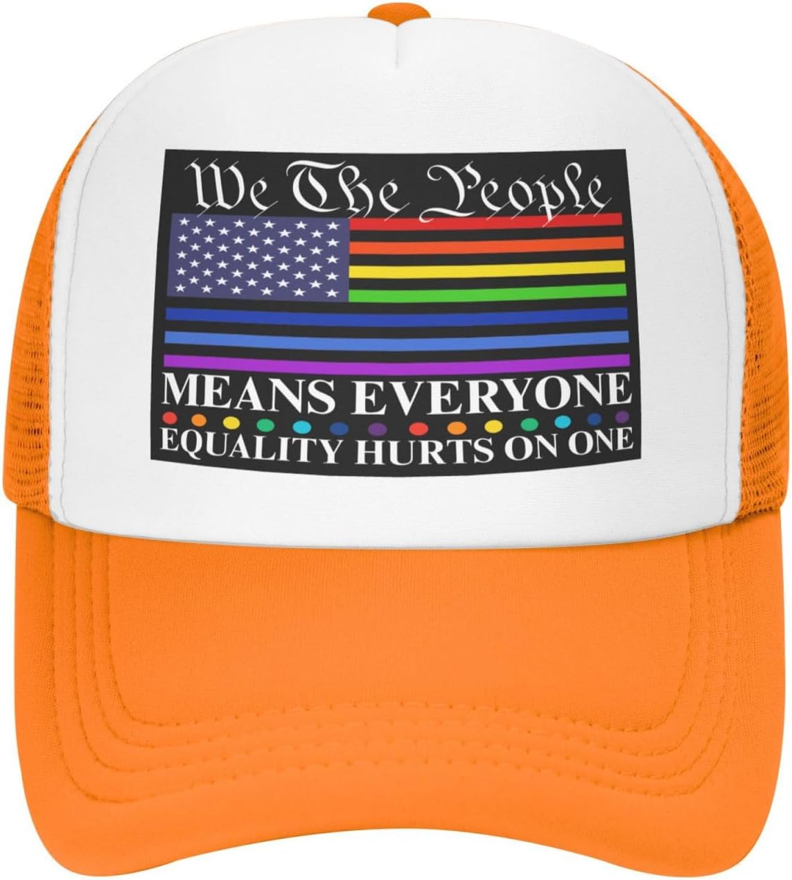 Bold Equality Statement Cap – LGBTQ Pride Mesh Hat - Walmart.com