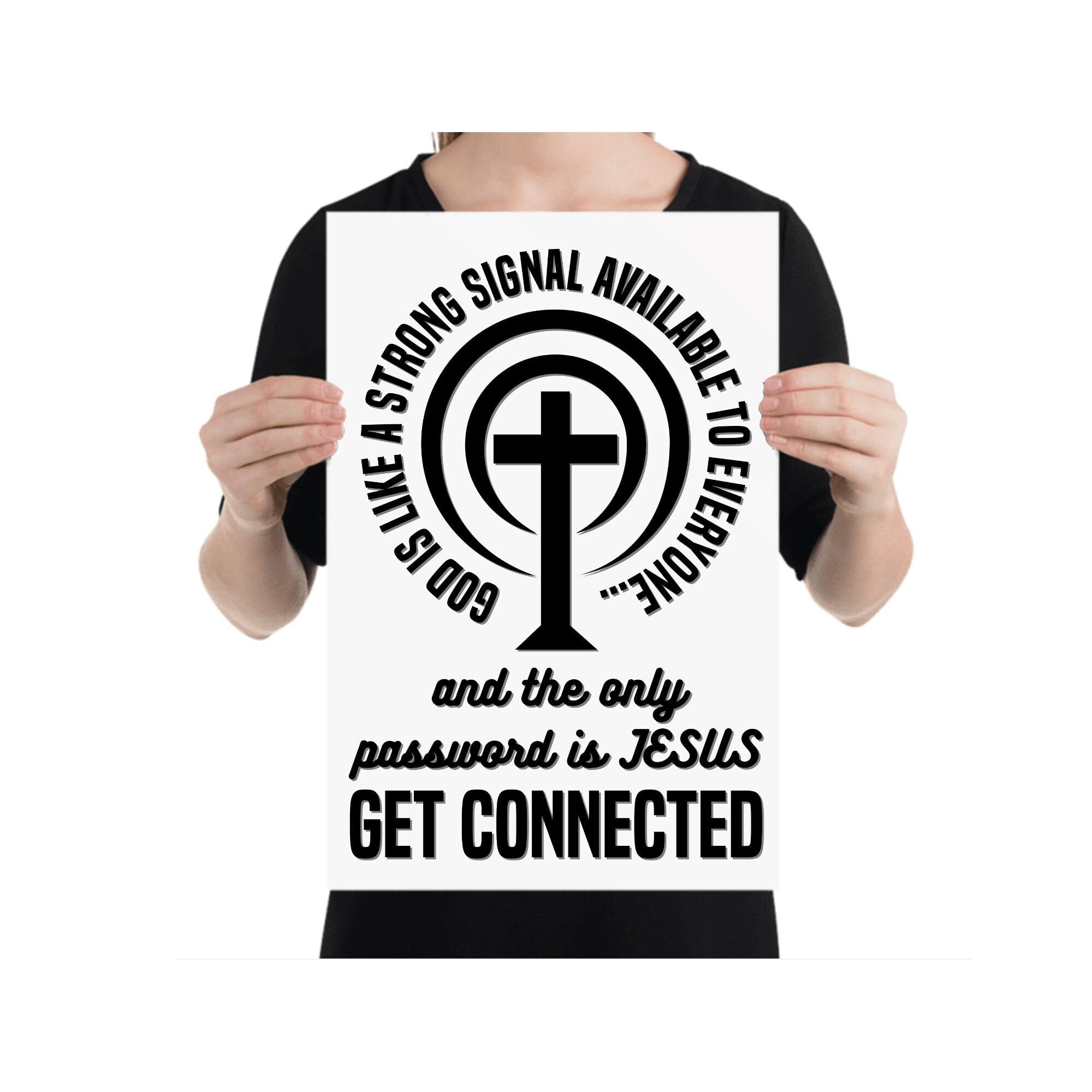 Bold Faith Wall Art - Christian Home Decor - 13x19 Poster Print ...