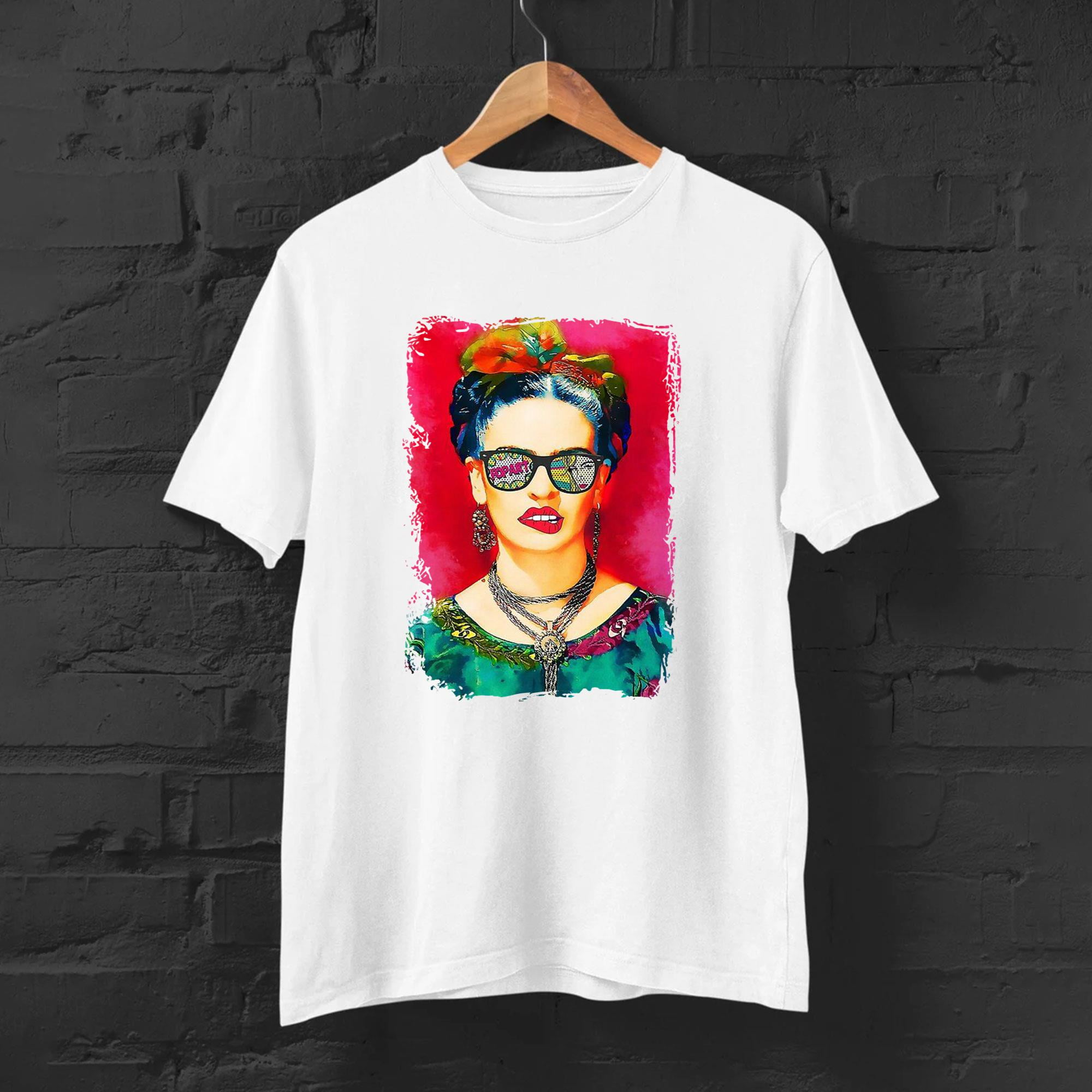Bold Feminine Art Style Graphic Tee, Watercolor Accent Fashion Shirt ...
