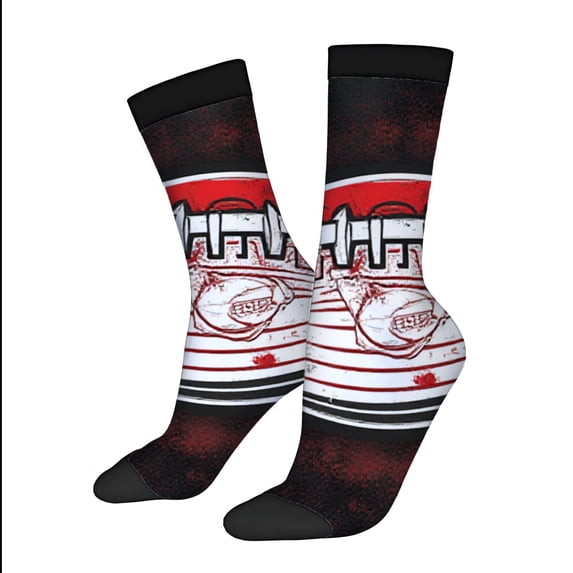 Bold Fitness Socks - 2 Pairs Red & Black with Muscular Figure ...