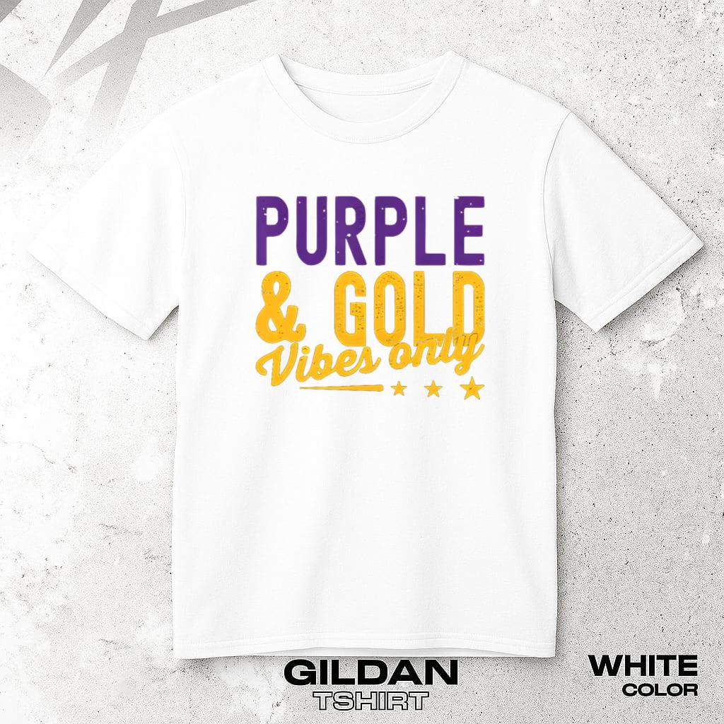 Bold Game Day Unisex T-shirt Purple Gold Team Spirit Celebration ...