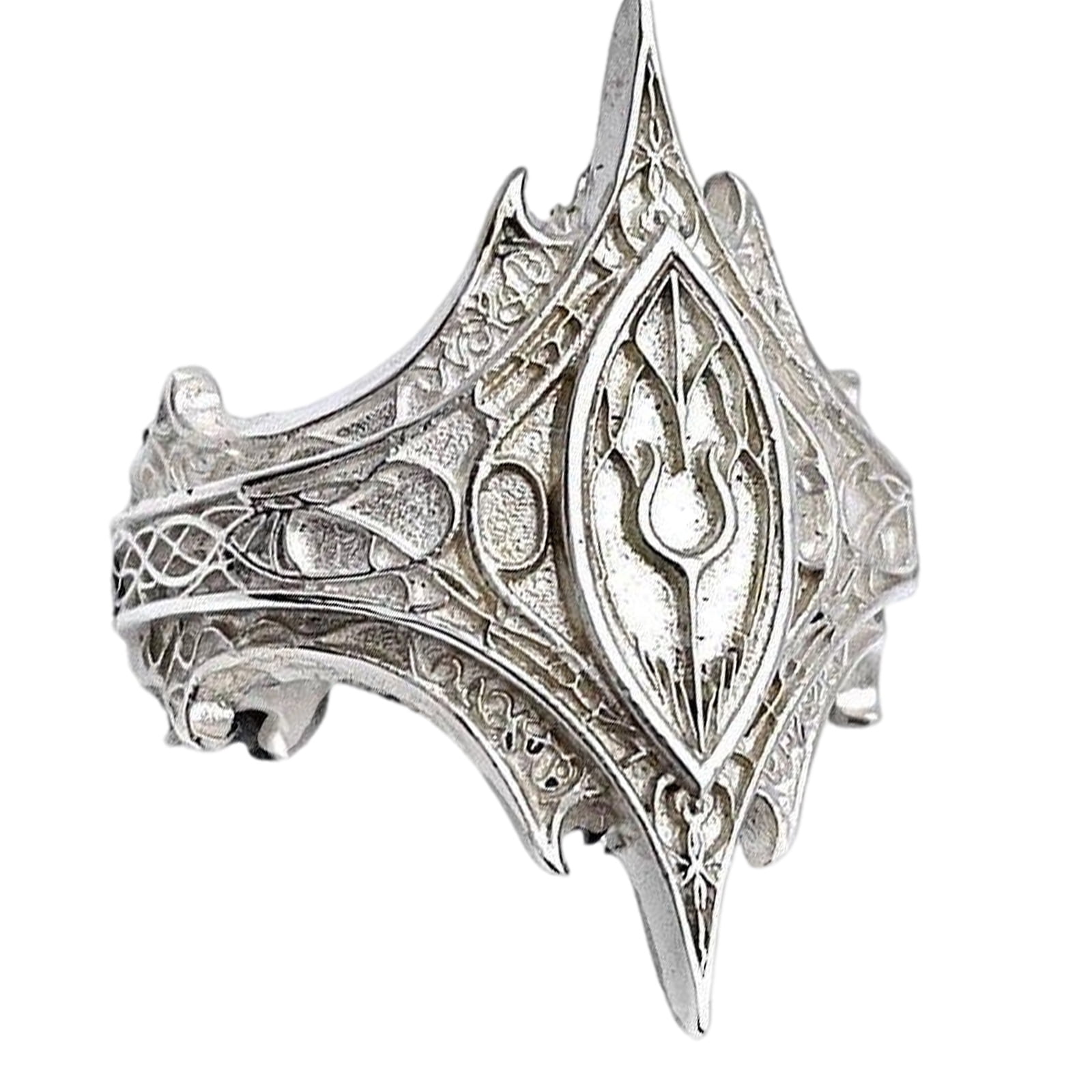 Bold Gothic Inspired Adjustable Jewelry Intricate Line Embossed Artwork ...