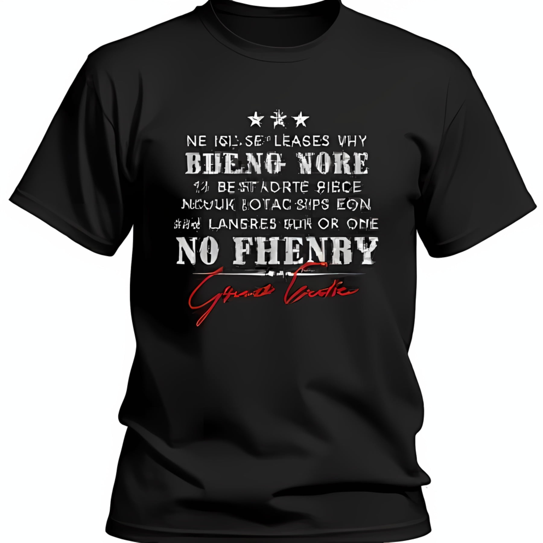 Bold Graphic Black T-Shirt Eye Catching Design for Unique Style ...