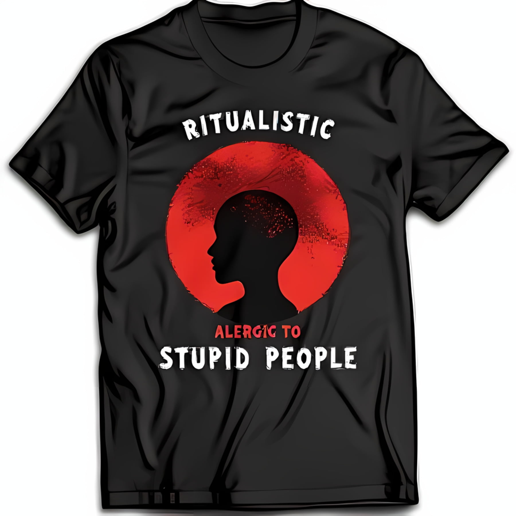 Bold Graphic Black T-Shirt Unapologetic Design for Nonconformists Stand ...