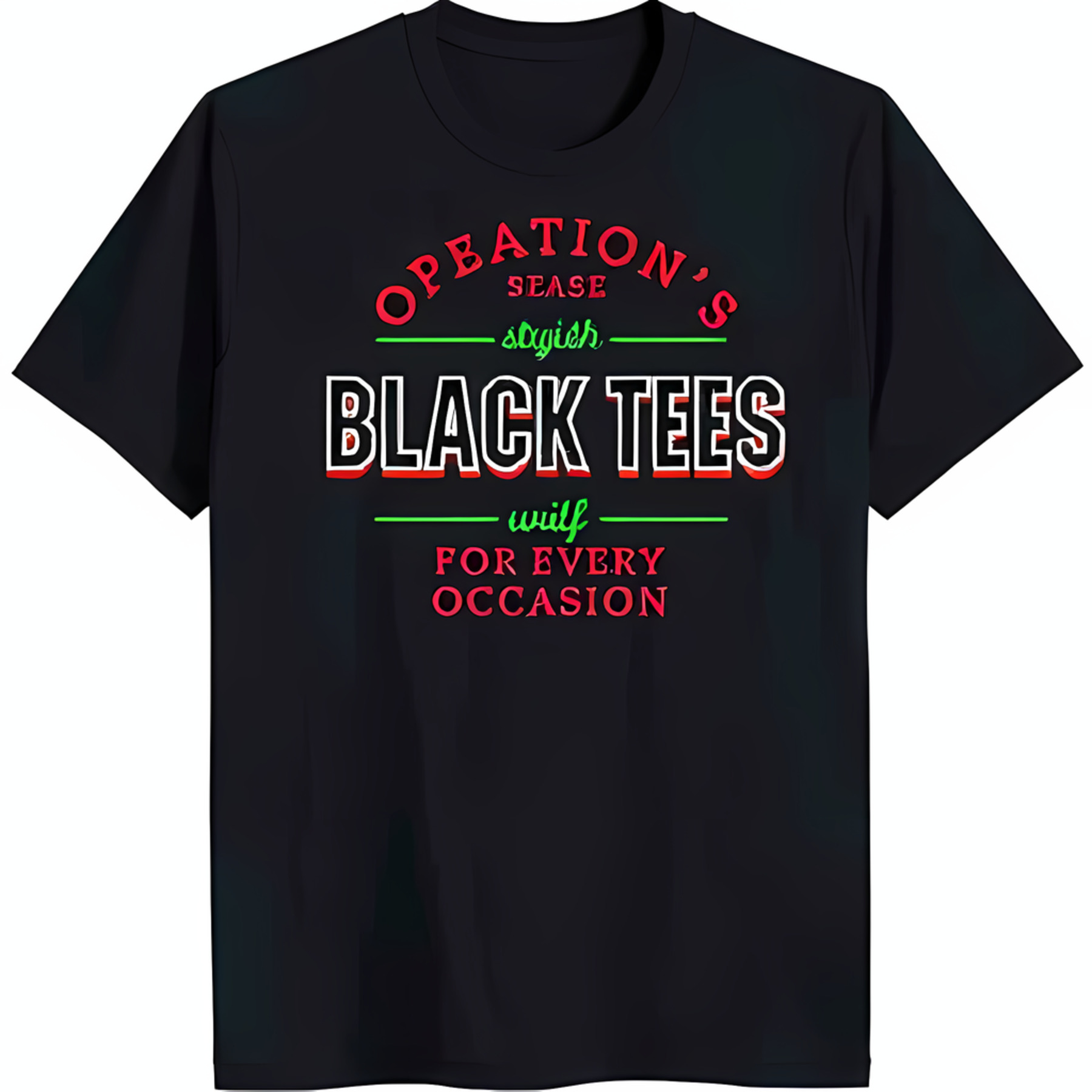 Bold Graphic Black T-Shirt: s Season Stylish Tees for Every Occasion ...