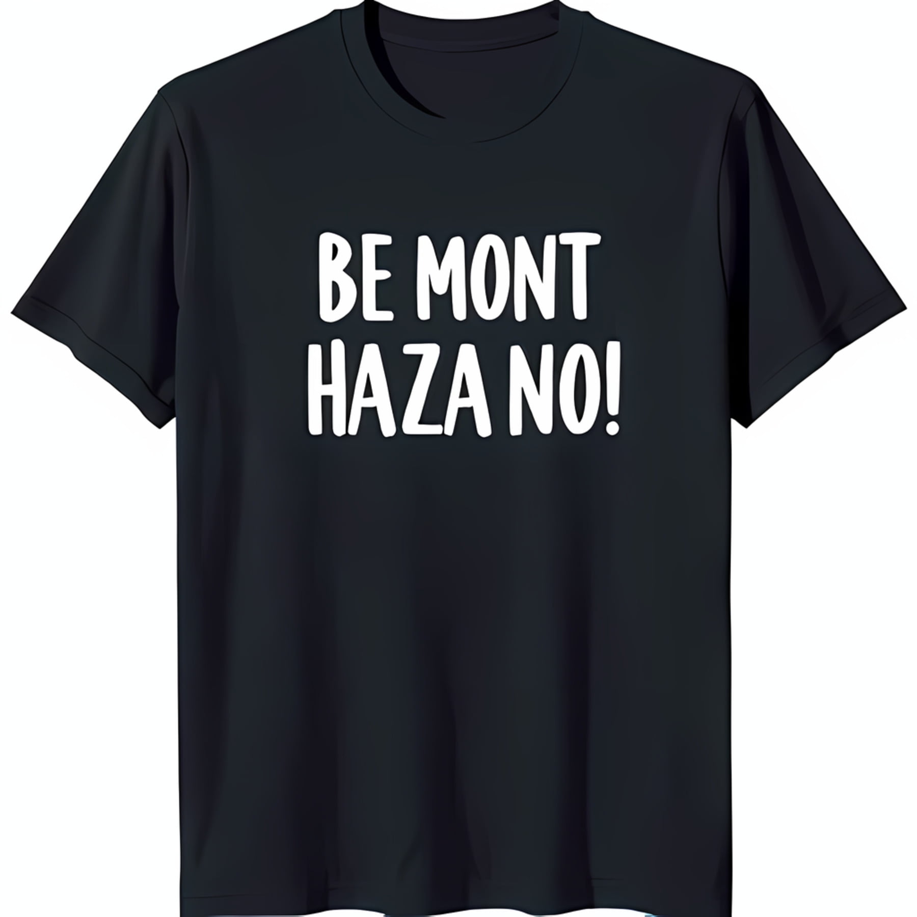 Bold Graphic Black T-Shirt with Eye Catching Statement Design for ...