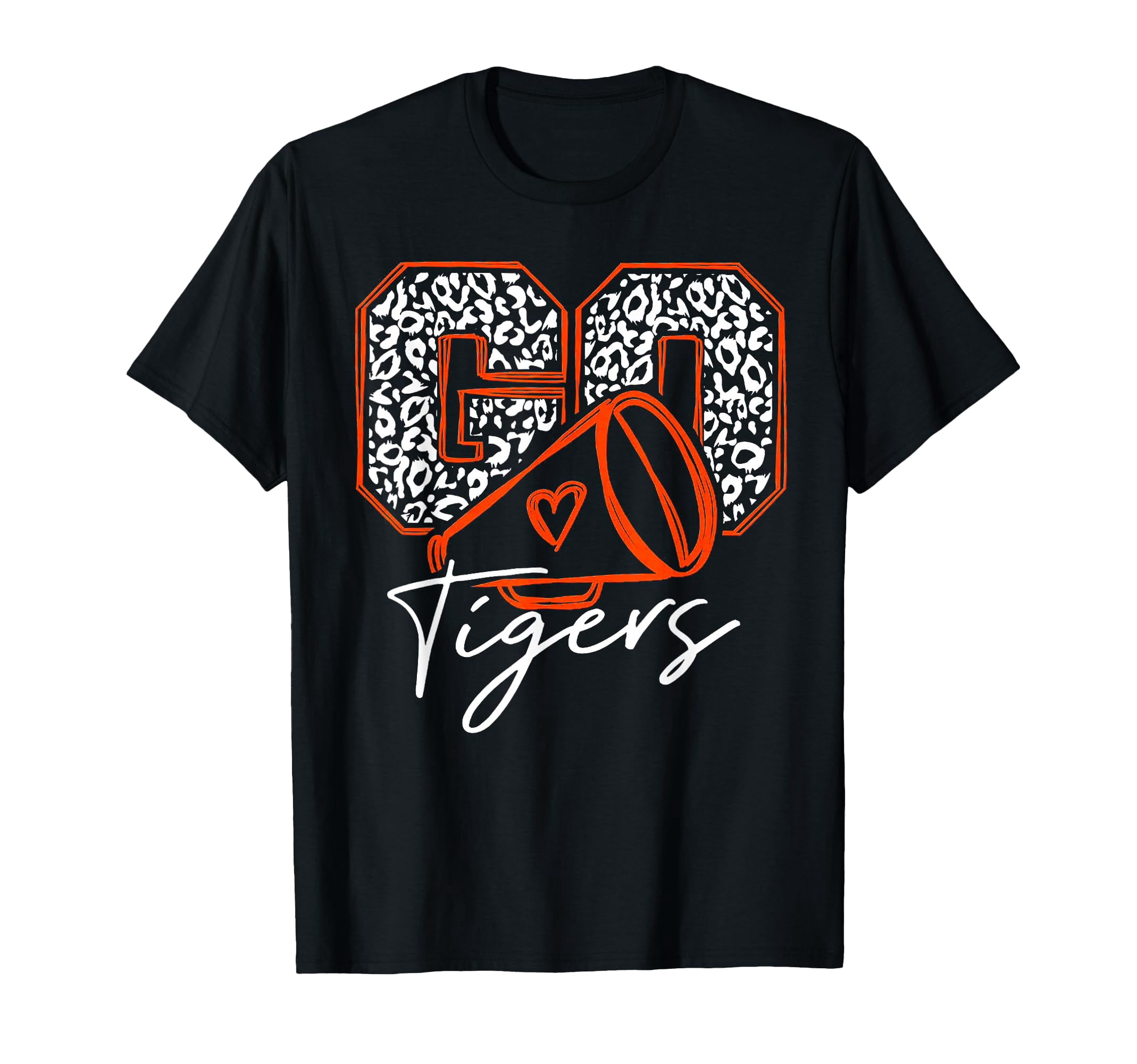 Bold Graphic Go Cheer Tigers Football T-Shirt for Team Spirit and ...