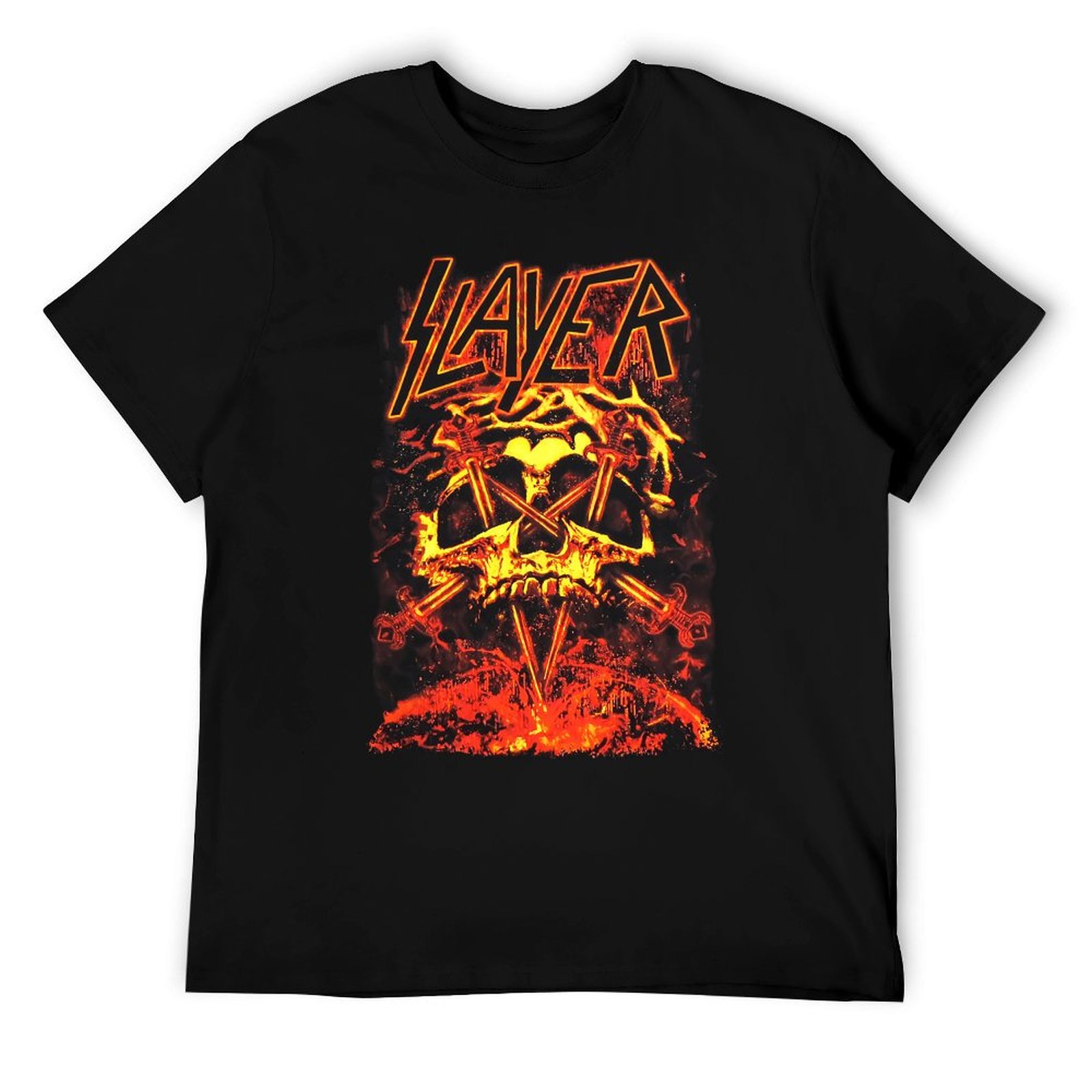 Bold Graphic T-shirt for Men - Fierce, Heavy Metal Inspired Design Tee ...