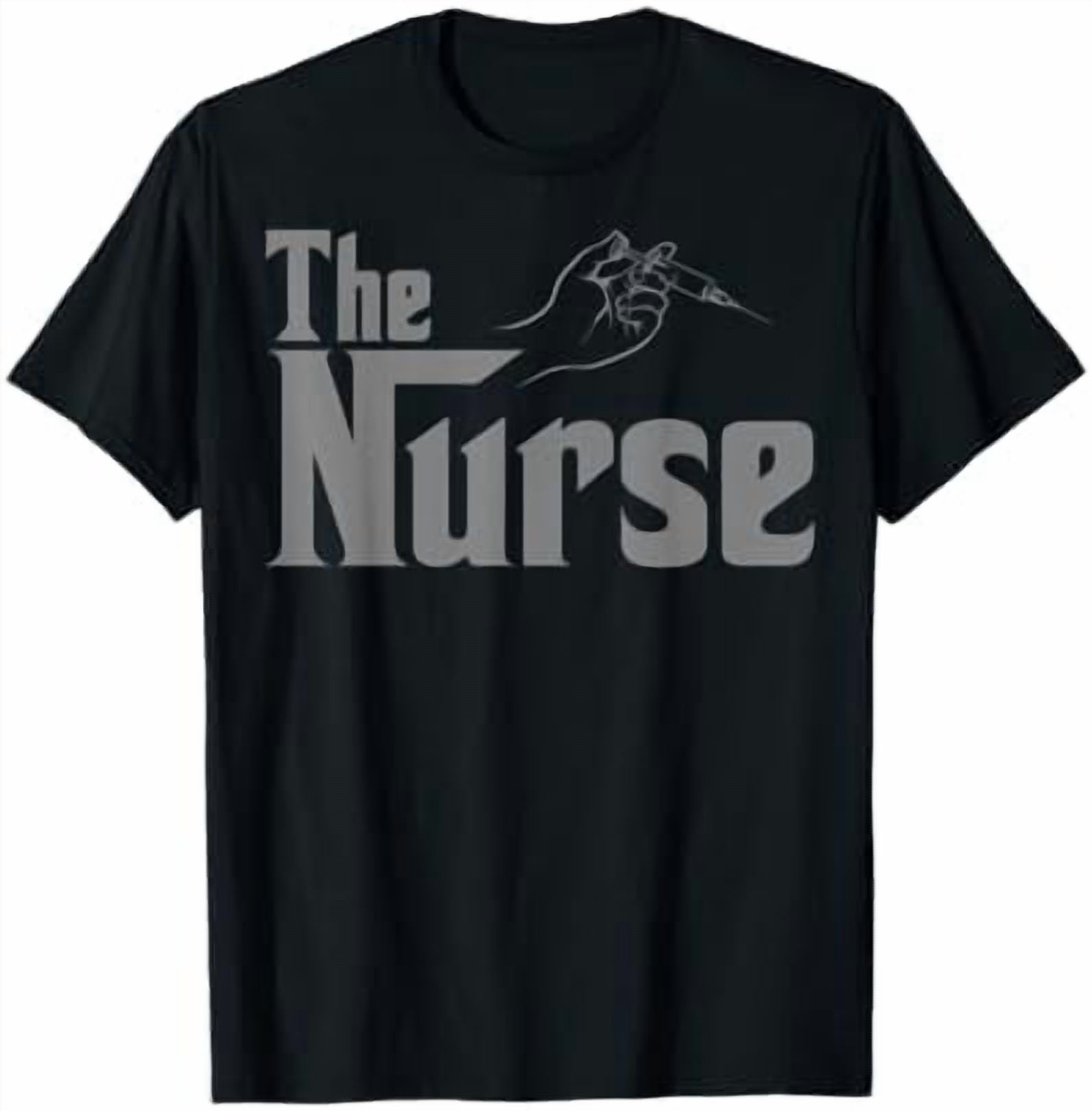 Bold Hand Holding Syringe Graphic T-Shirt for Nurses - Perfect Gift for ...