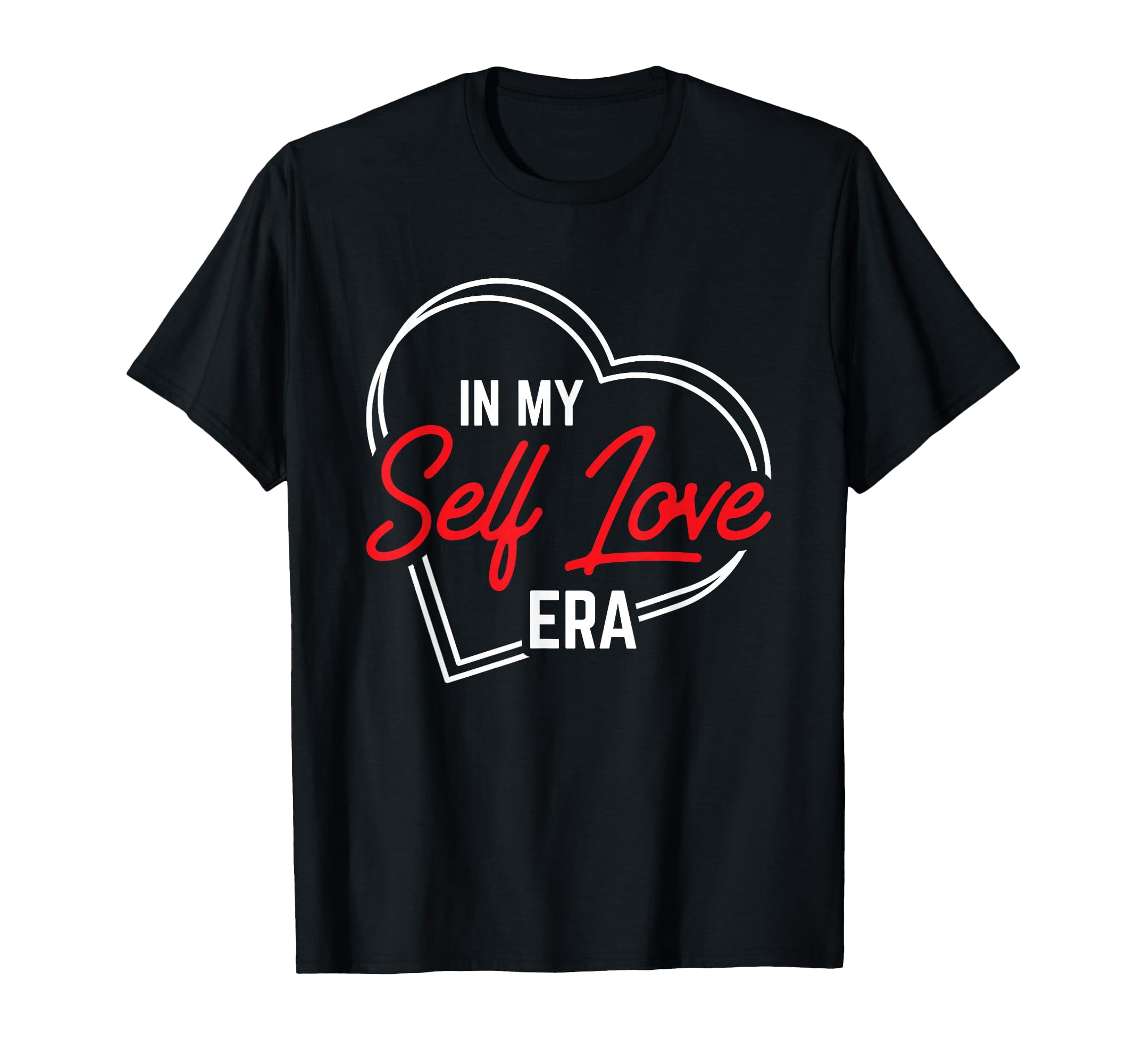 Bold Heart Graphic T-Shirt for Embracing Self-Love and Positivity ...