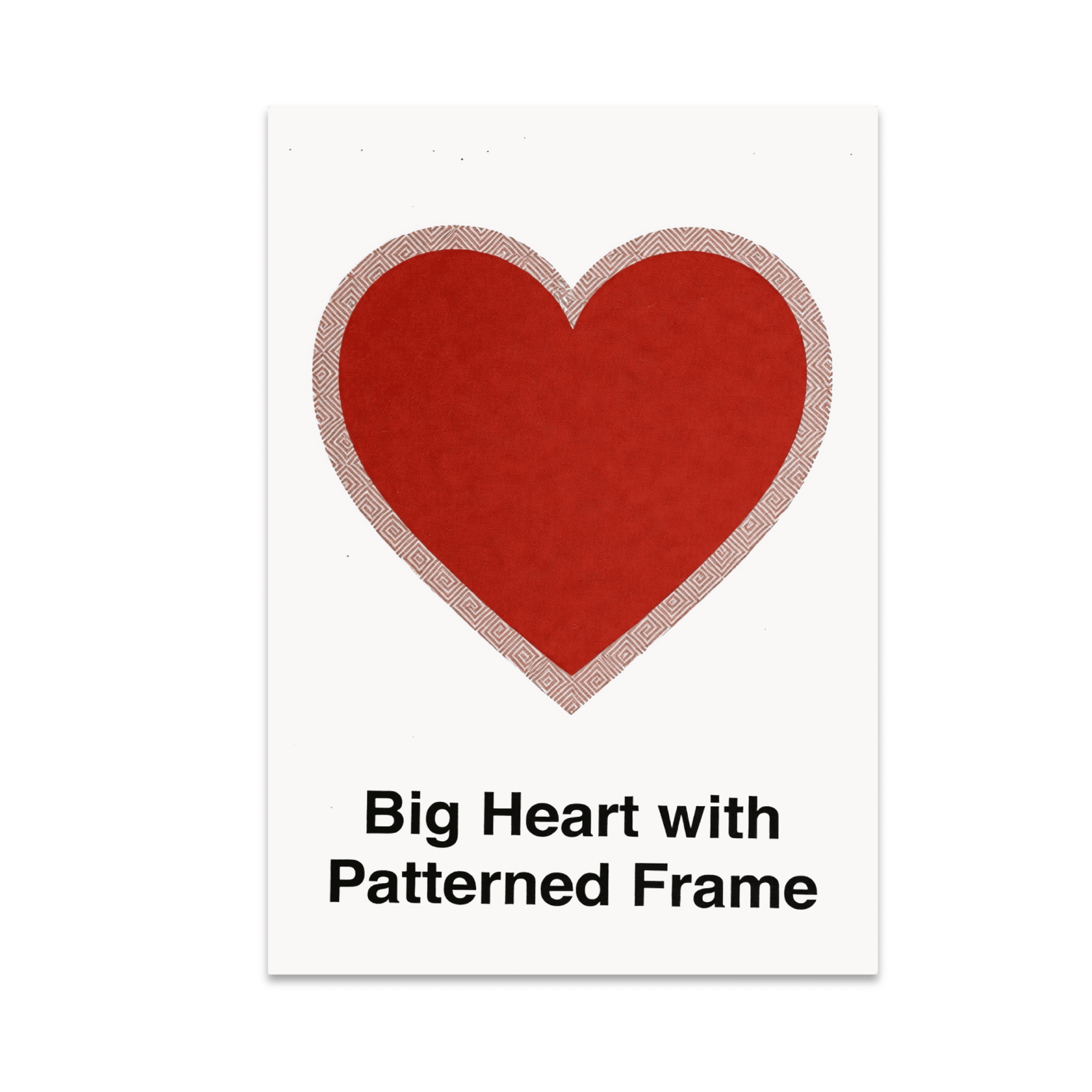 Bold Heart Wall Art - Home Decor Enthusiast - 13x19 Poster Print ...