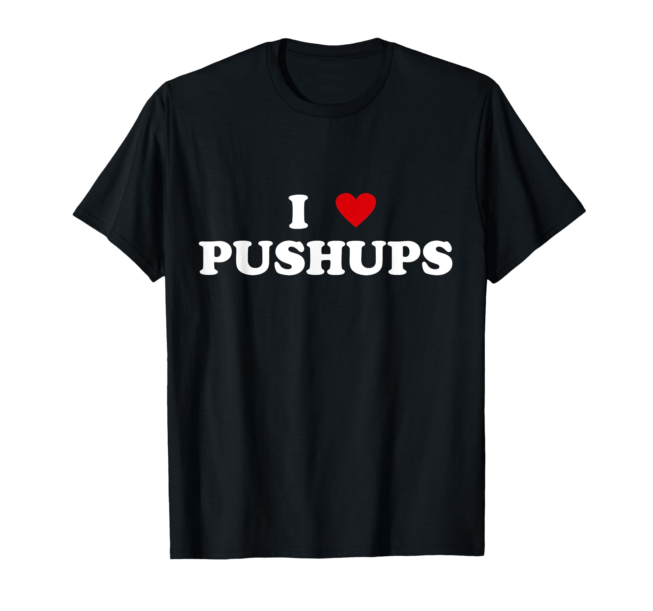 Bold I Heart Fitness Pushups T-Shirt - Comfort Colors for Ultimate ...