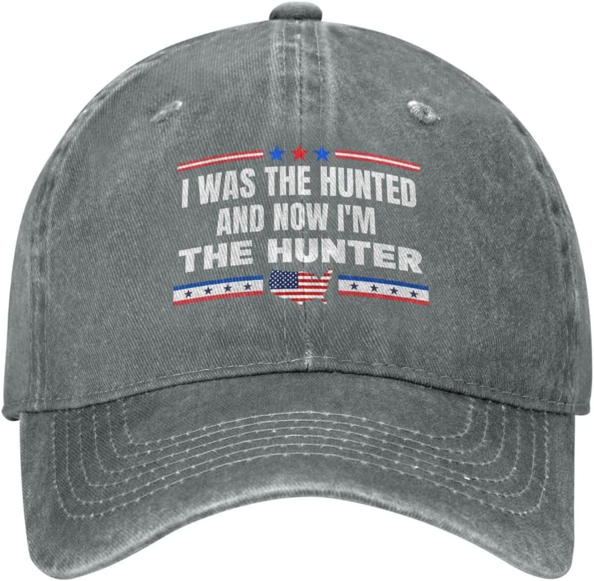 Bold Identity Hat – Hunted Once, Now I Hunt Black Trucker Hat - Walmart.com