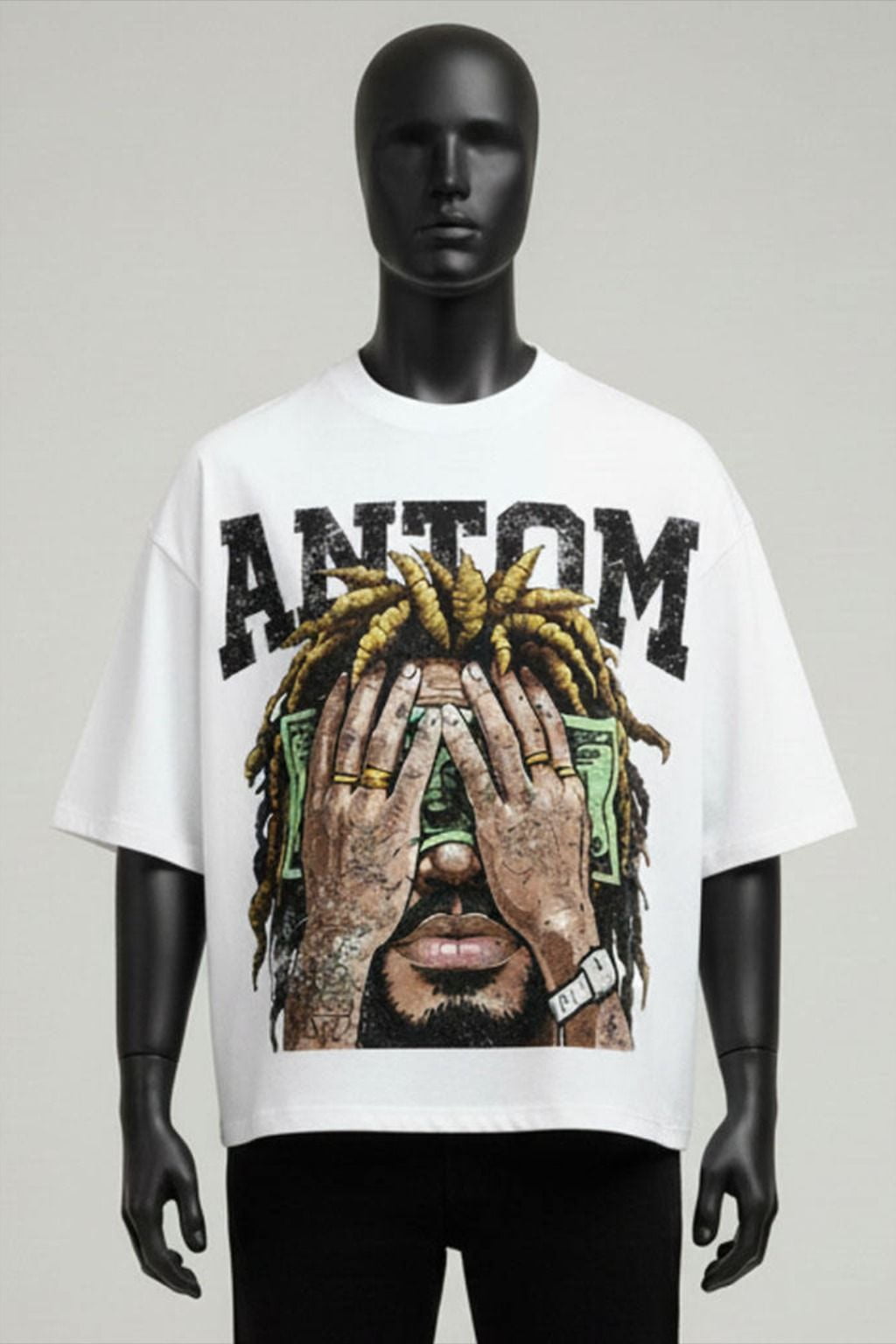 “Bold Illustration Streetwear Shirt with Hip Hop Money Art and ...