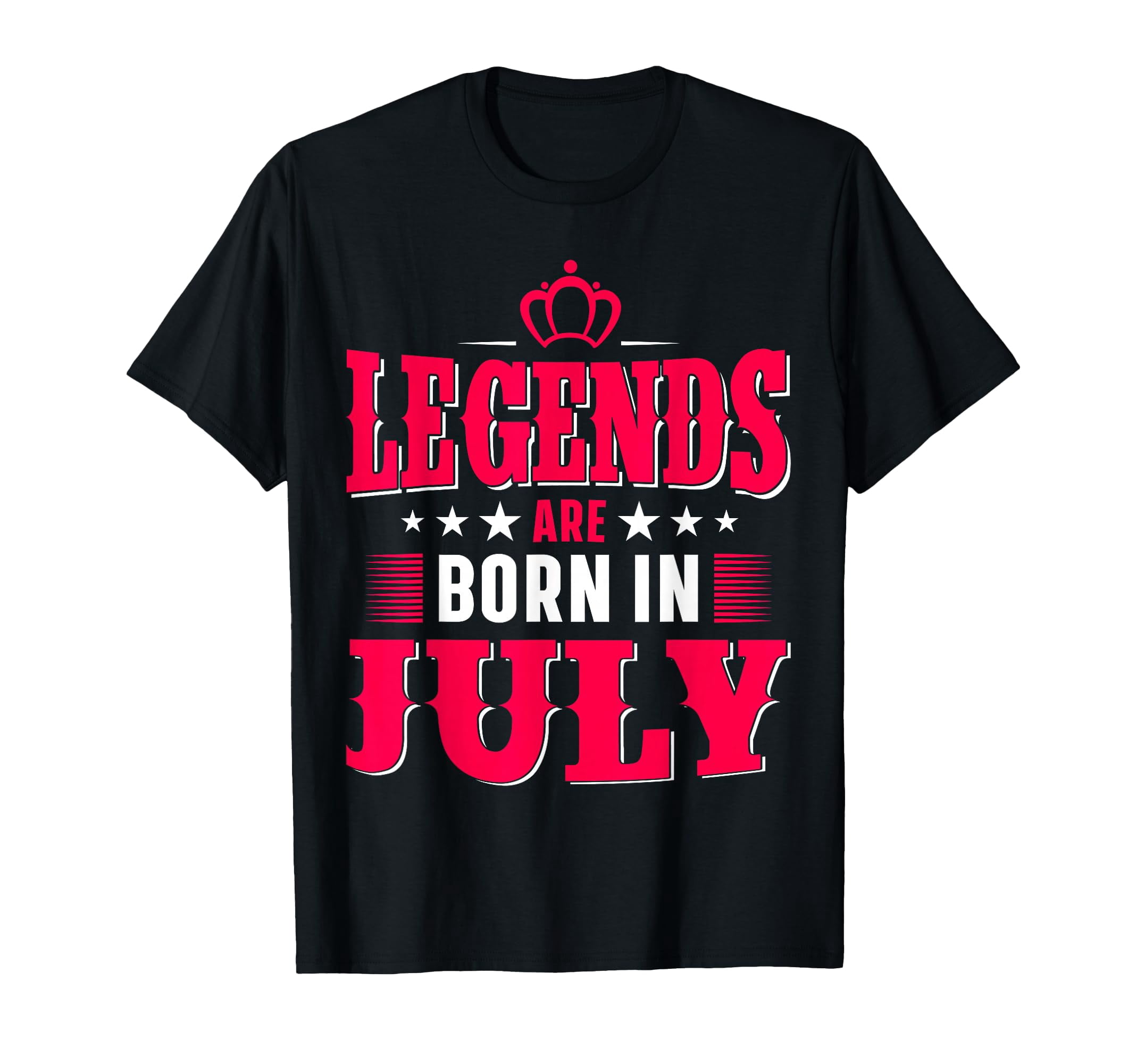 Bold July Celebration T-Shirt for Birthday Enthusiasts - Walmart.com