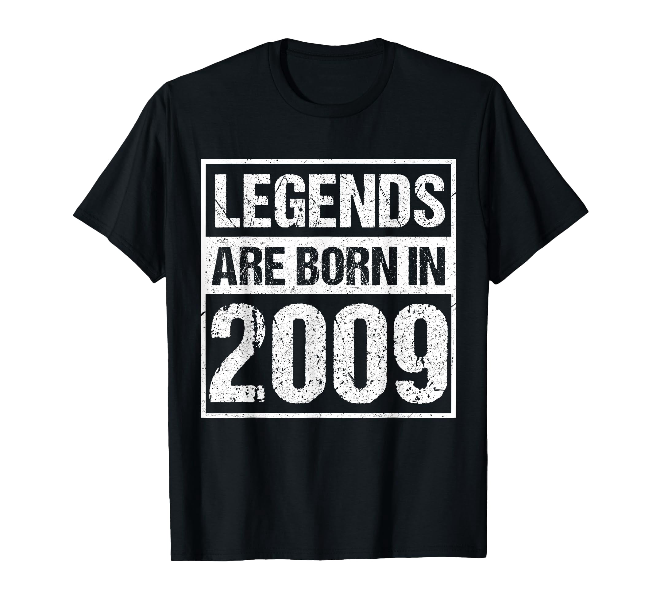 Bold Legends Are Born In 2009 Grunge T-Shirt for 16th Birthday ...