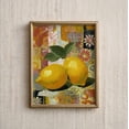 Bold Lemon Illustration Kitchen Wall Art Poster Unframed Paper Print ...