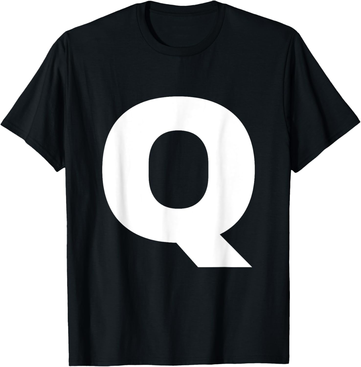 Bold Letter Q - Alphabet Characters Big Font Capital Letters T-Shirt ...
