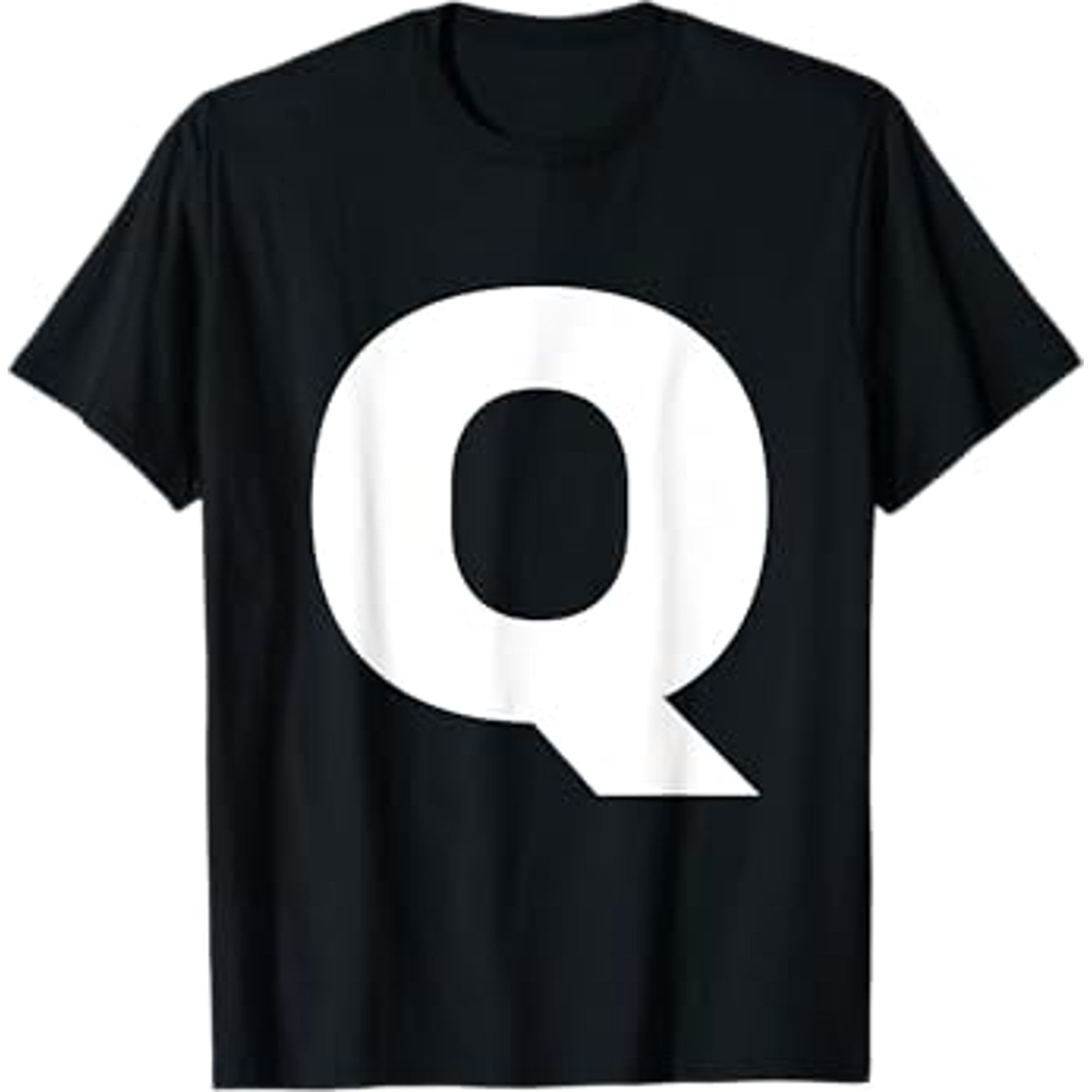 Bold Letter Q - Alphabet Characters Big Font Capital Letters T-Shirt ...