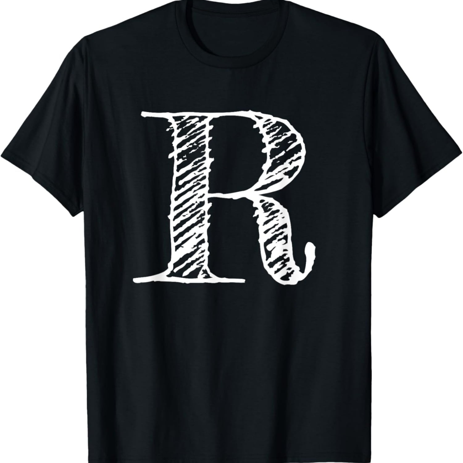 Bold Letter R - Drat Alphabet Big Font pital Letter T-shtir - Walmart.com