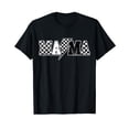 Bold Mama Racing Checkered Graphic T-Shirt for Family Birthday ...