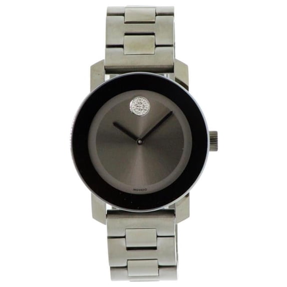 Bold Medium Gray Ion Unisex Watch - Gray Metallic Dial - 36mm - Water ...