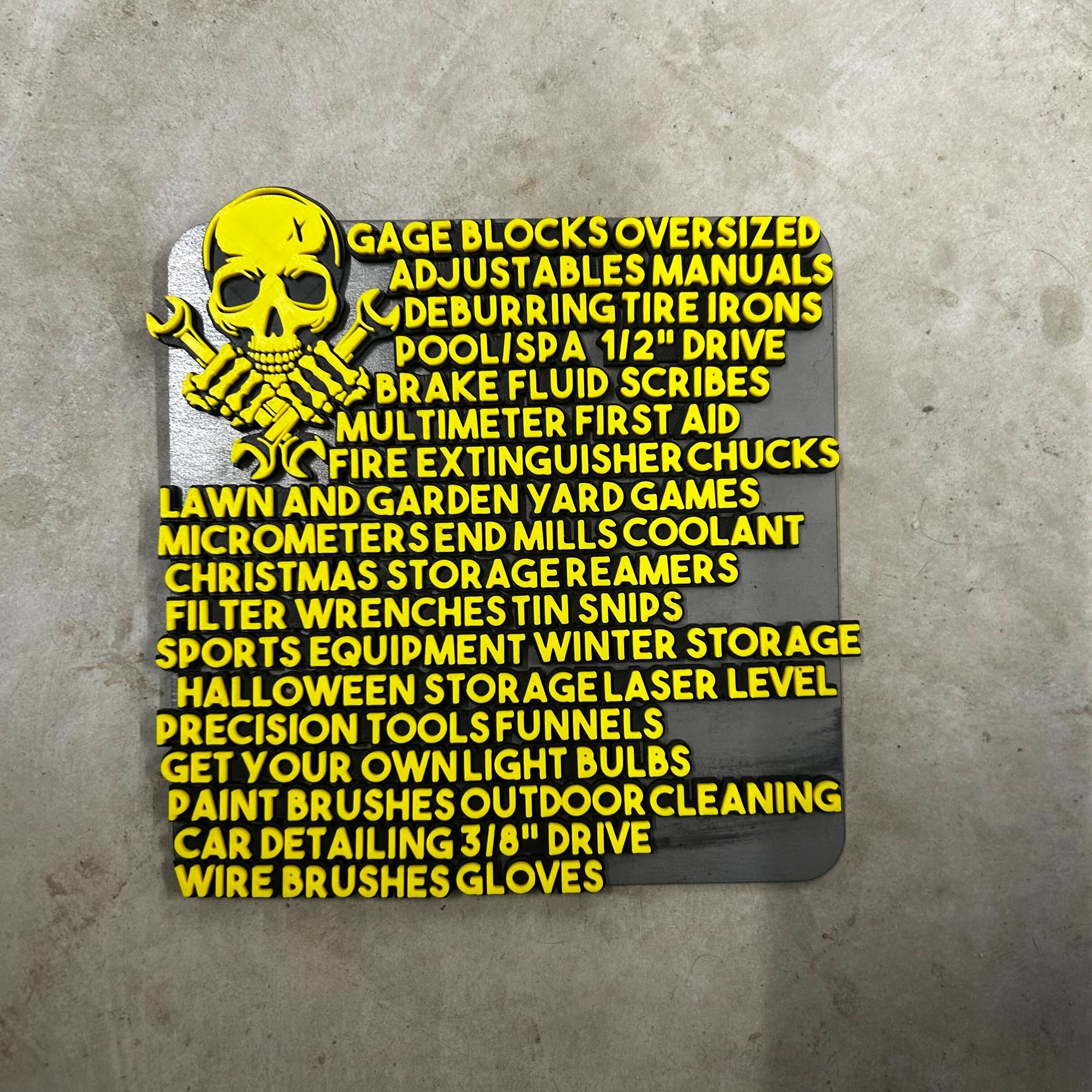 Toolbox Emblems - Bold Mini Toolbox Label Expansion Set #2 - 50pcs ...
