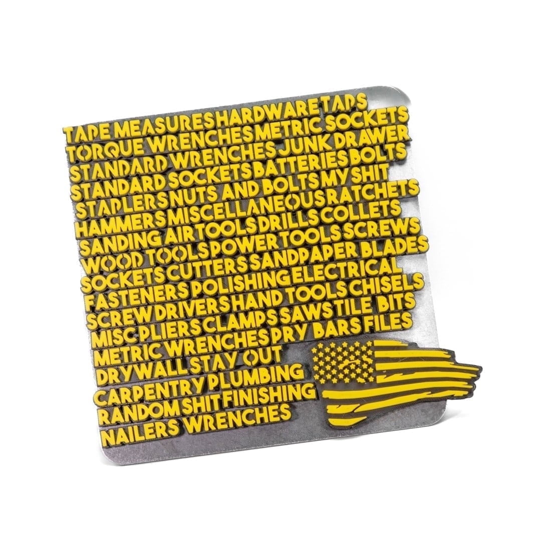 Toolbox Emblems - Bold Mini Toolbox Label Set - 42pcs - Economy ...