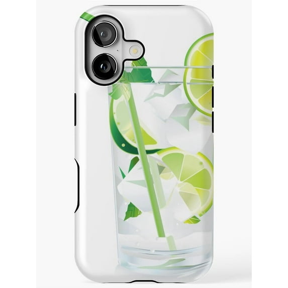 Bold Mojito Word Art Drink Phone Case for iPhone 17 16 15 14 13 12 11 ...