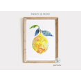 Bold Mosaic Lemon Art Print Contemporary Kitchen Decor Modern Home ...
