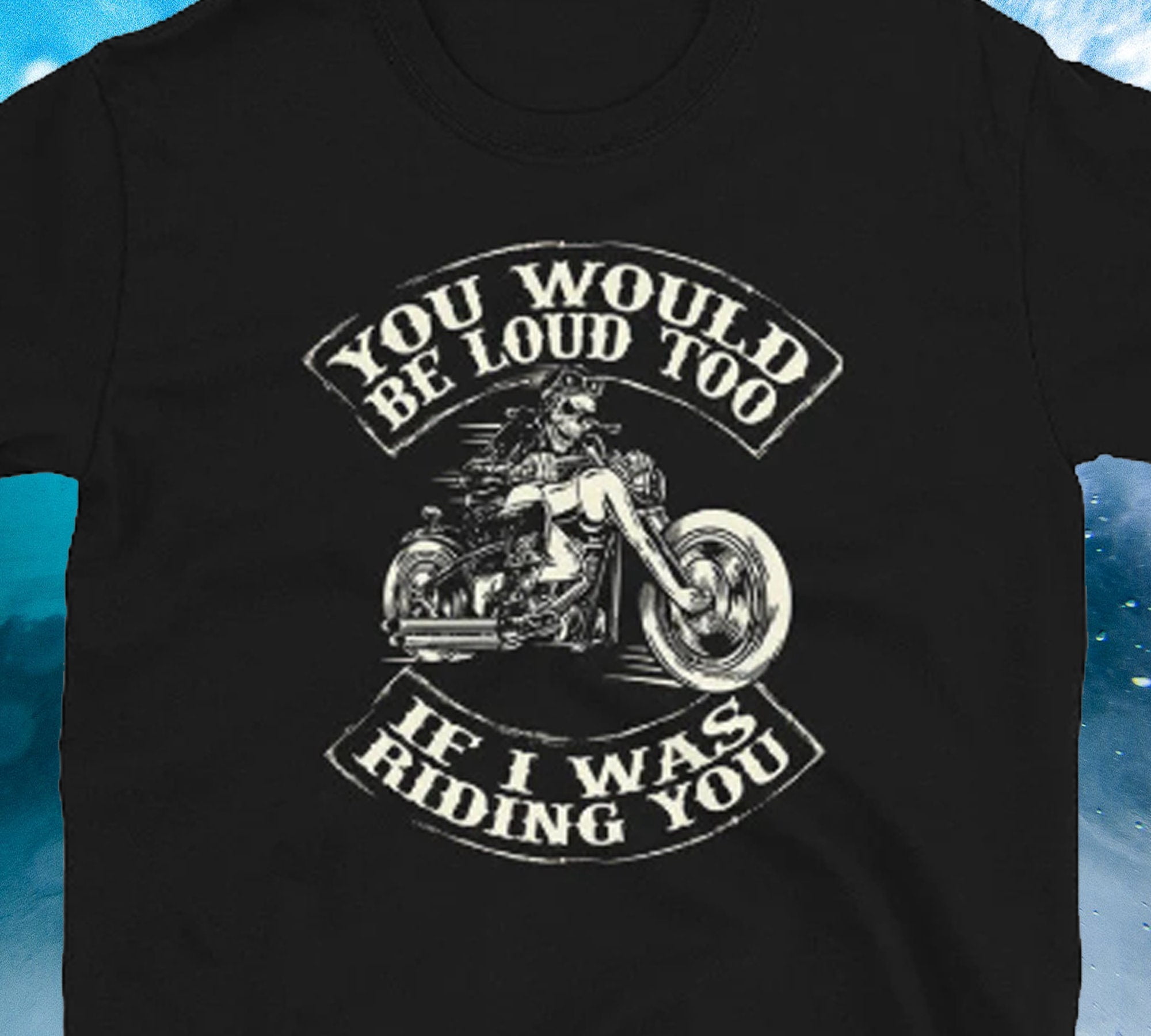 Bold Motorcycle Graphic T-Shirt - Perfect for Bikers and Riding ...