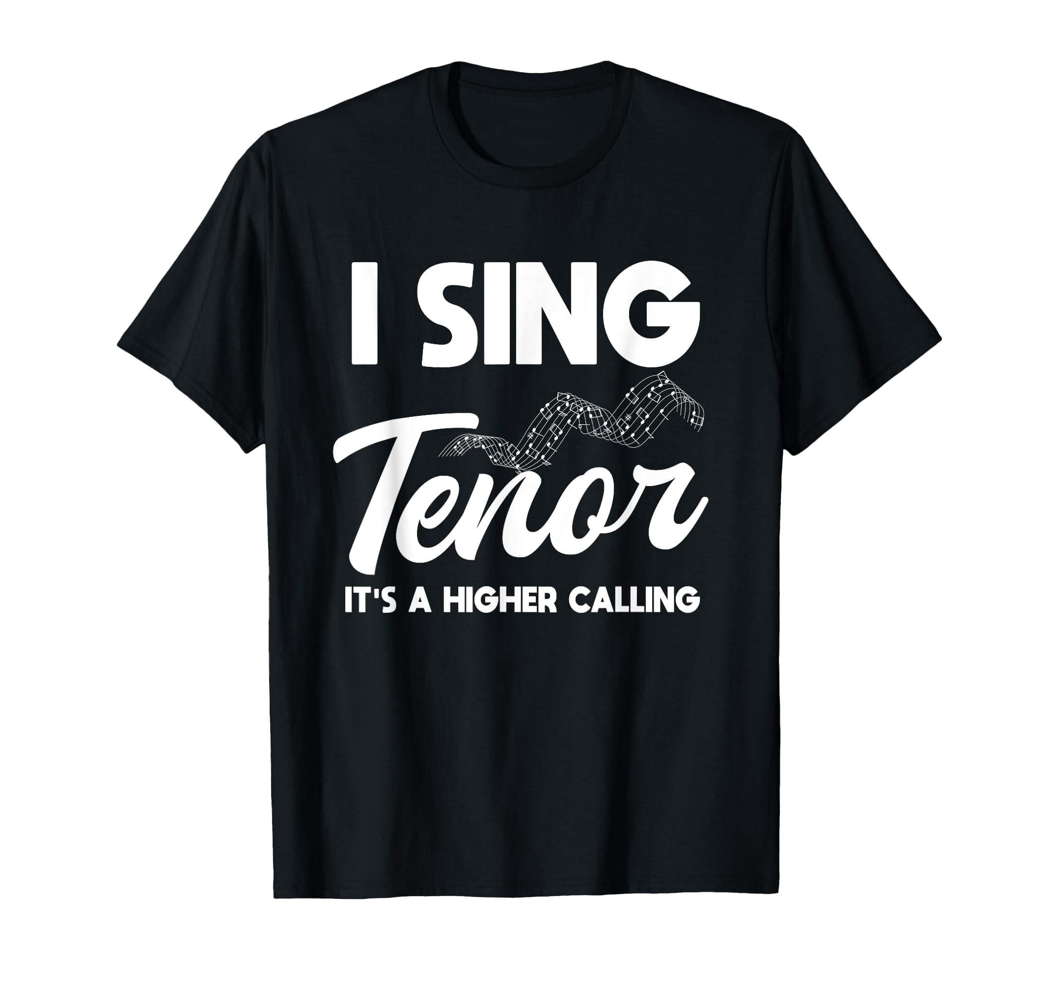 Bold Musician Tenor T-Shirt for Singers and Performers, Perfect Gift ...