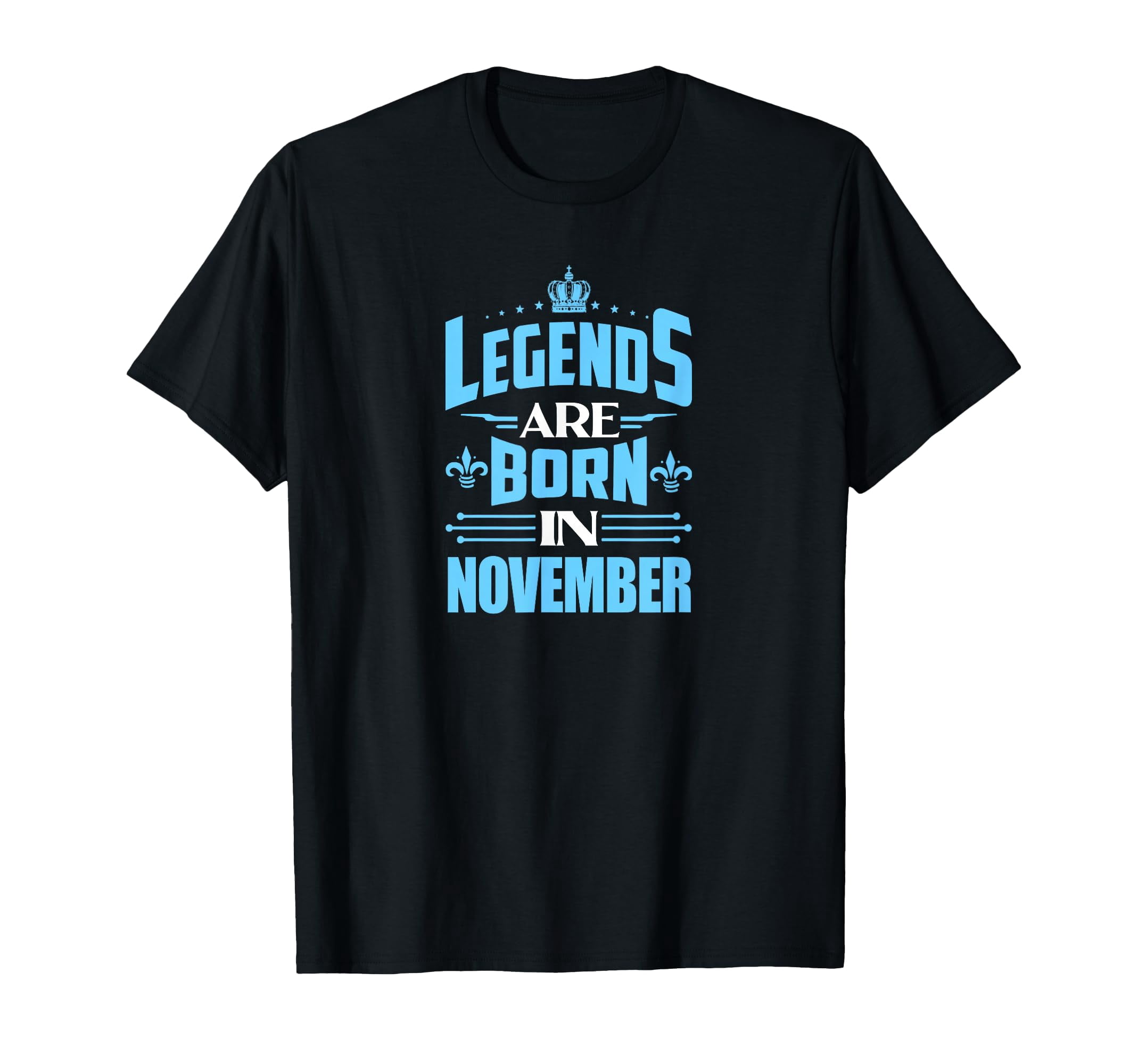 Bold November Legends Crown Graphic Comfort Colors T-Shirt for Stylish ...