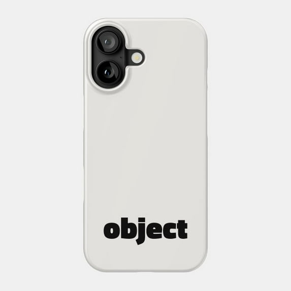 Bold Object Typography Minimal Case Compatible Across iPhone 11,12,13 ...